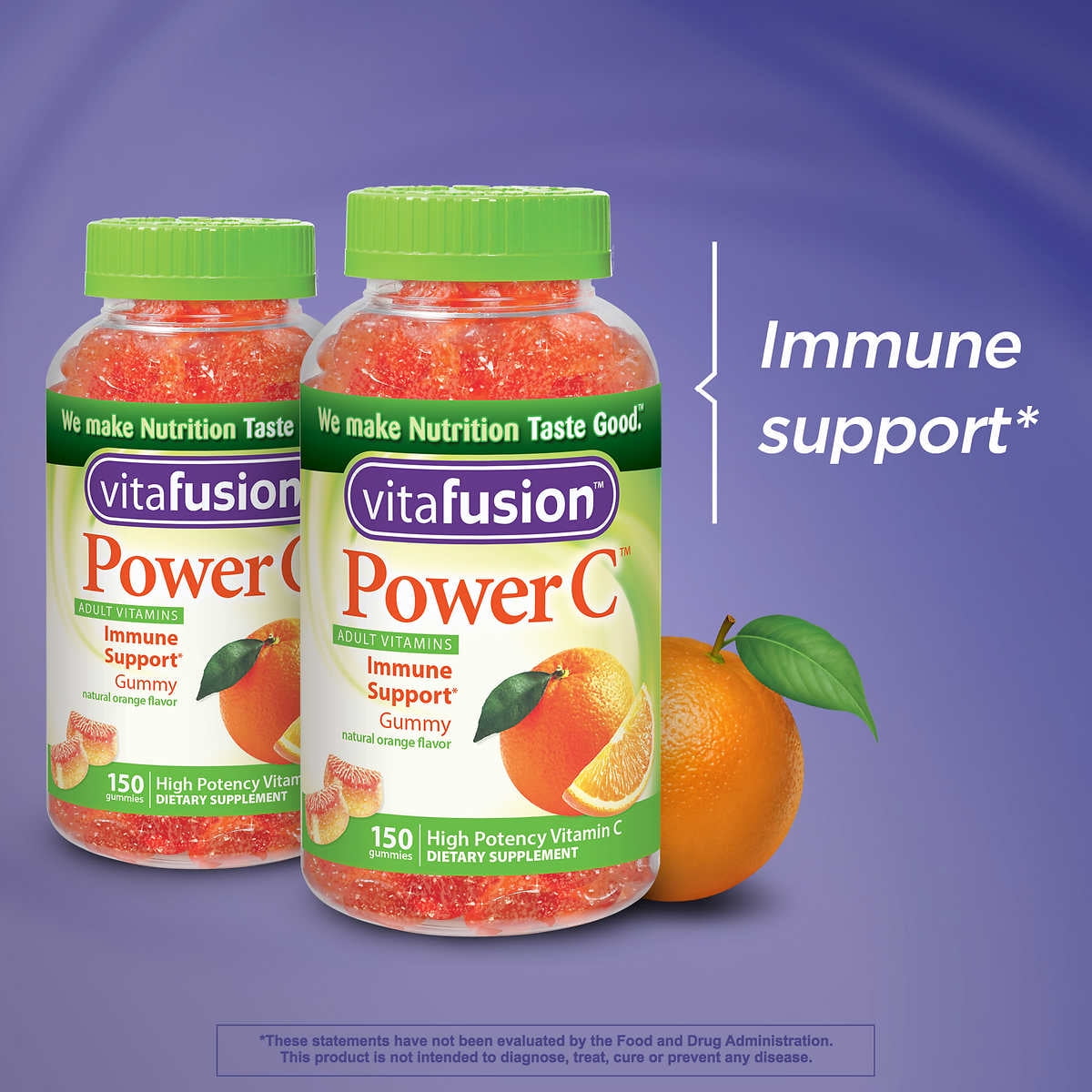vitafusion Power C, 300 Gummies 2 Bottles, 150 Gummies Each - Walmart.com