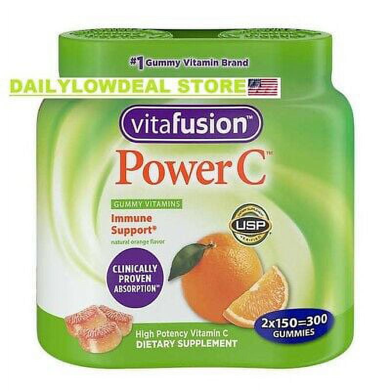 vitafusion Power C Immune Support 300 Adult Gummies - FRESH NEW STOCK ...