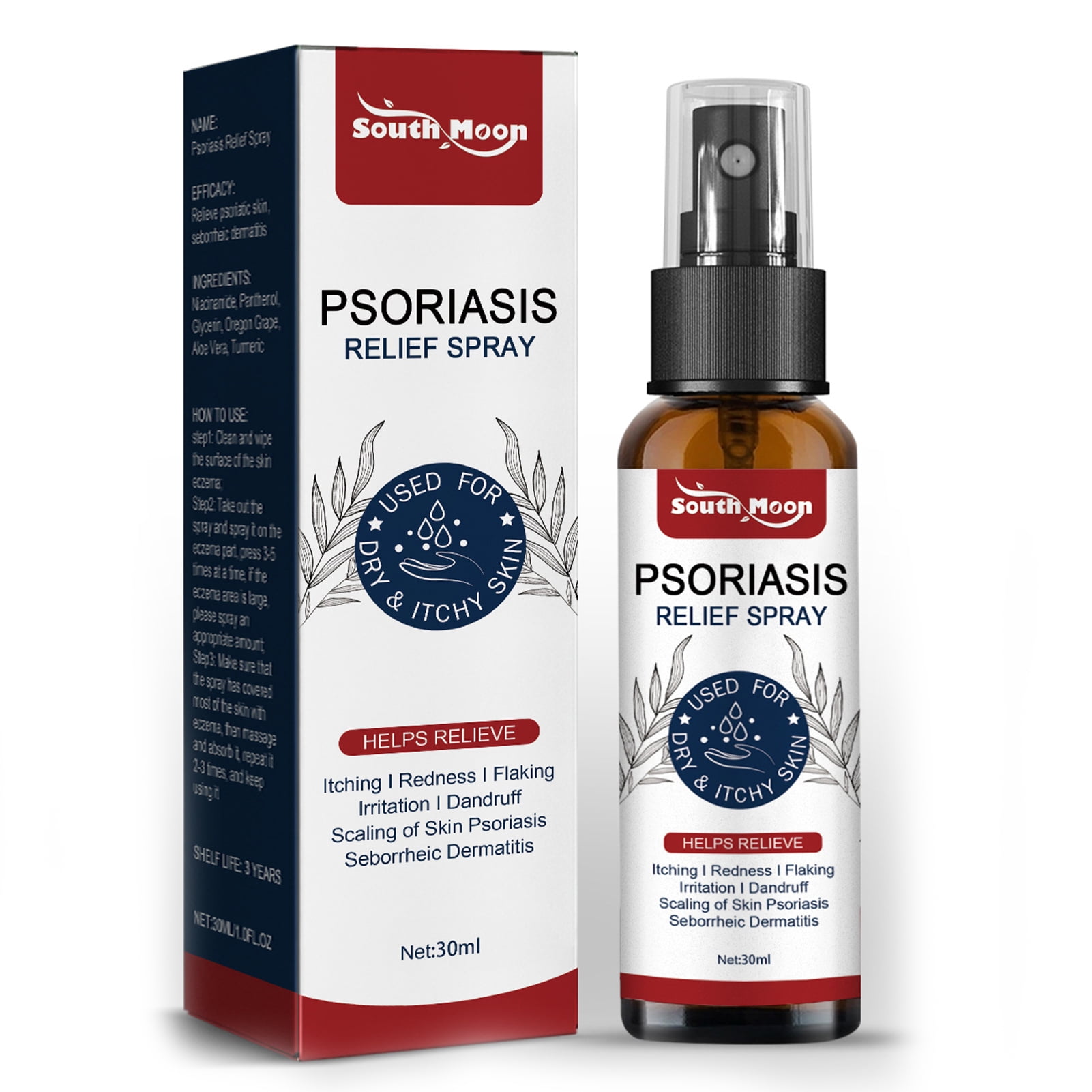 Vitagen 1 3 5pcs 30ml Psoriasis Treatment Spray For Psoriasis Treatment