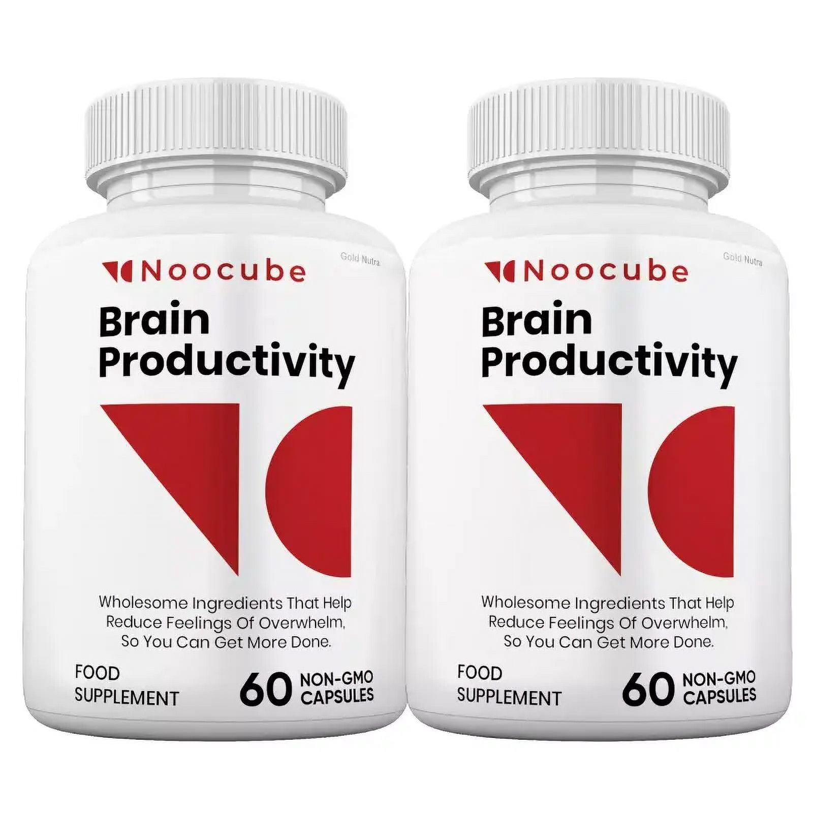 vitagen (2 pack) Noocube Brain Productivity Pills, Cognitive & Memory ...
