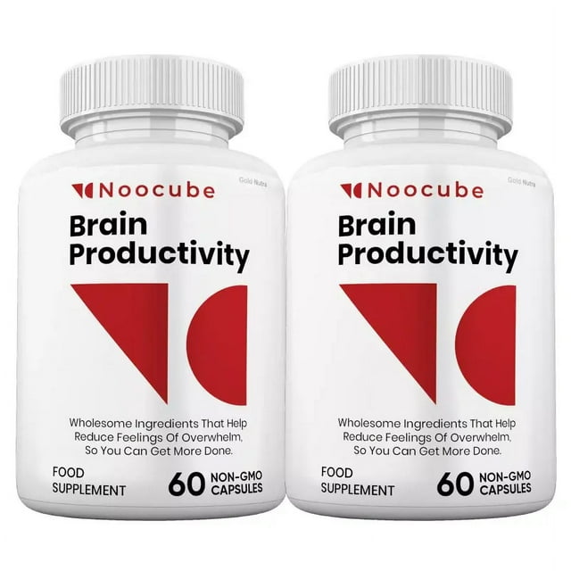 vitagen (2 pack) Noocube Brain Productivity Pills, Cognitive & Memory ...
