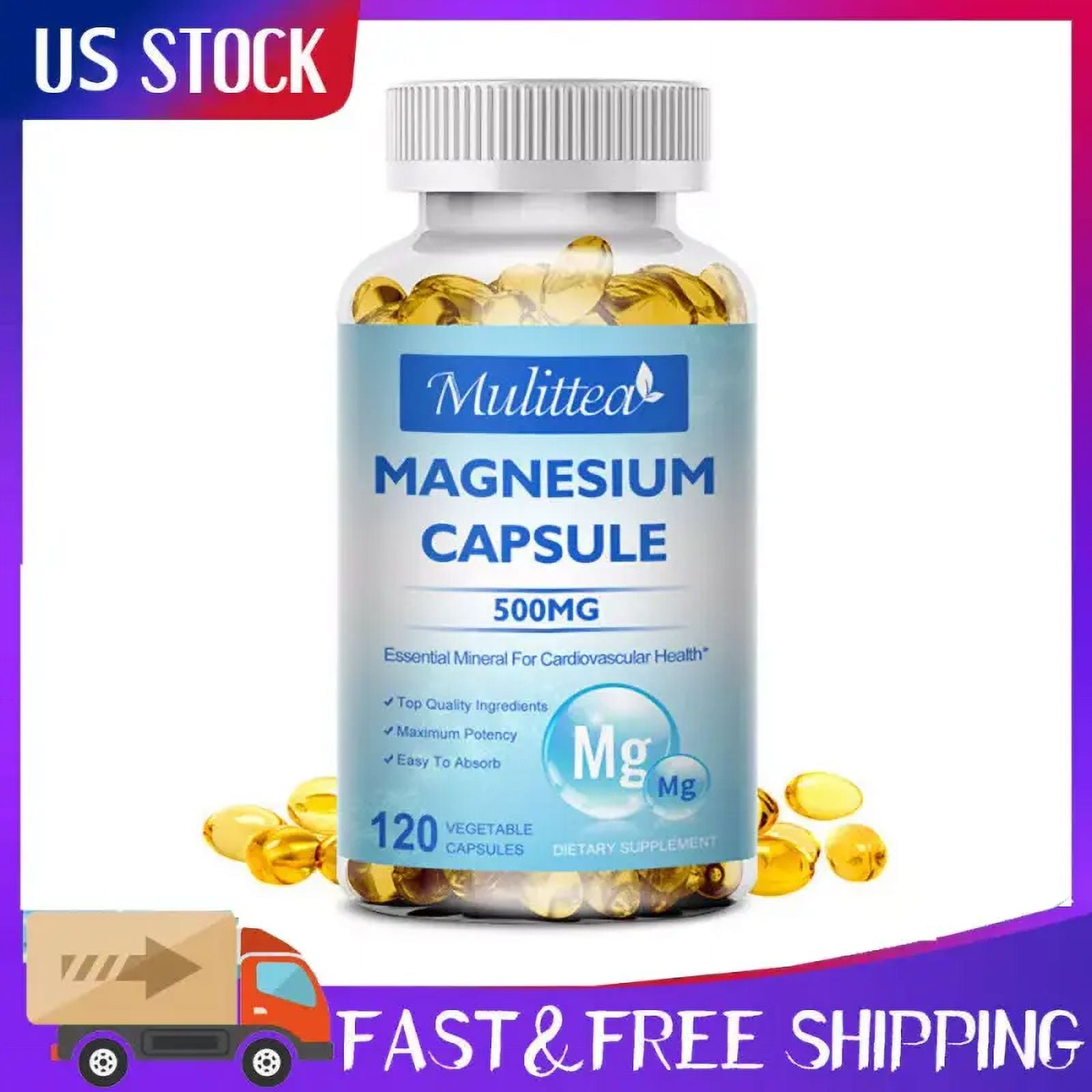 vitagen Mulittea Magnesium Glycinate 500mg For Improve Sleep,Stress ...