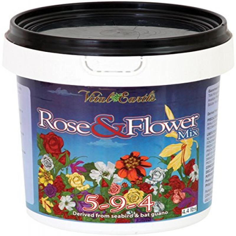 vital earth's rose and flower mix 5-9-4, 4.4-pound bucket - Walmart.com