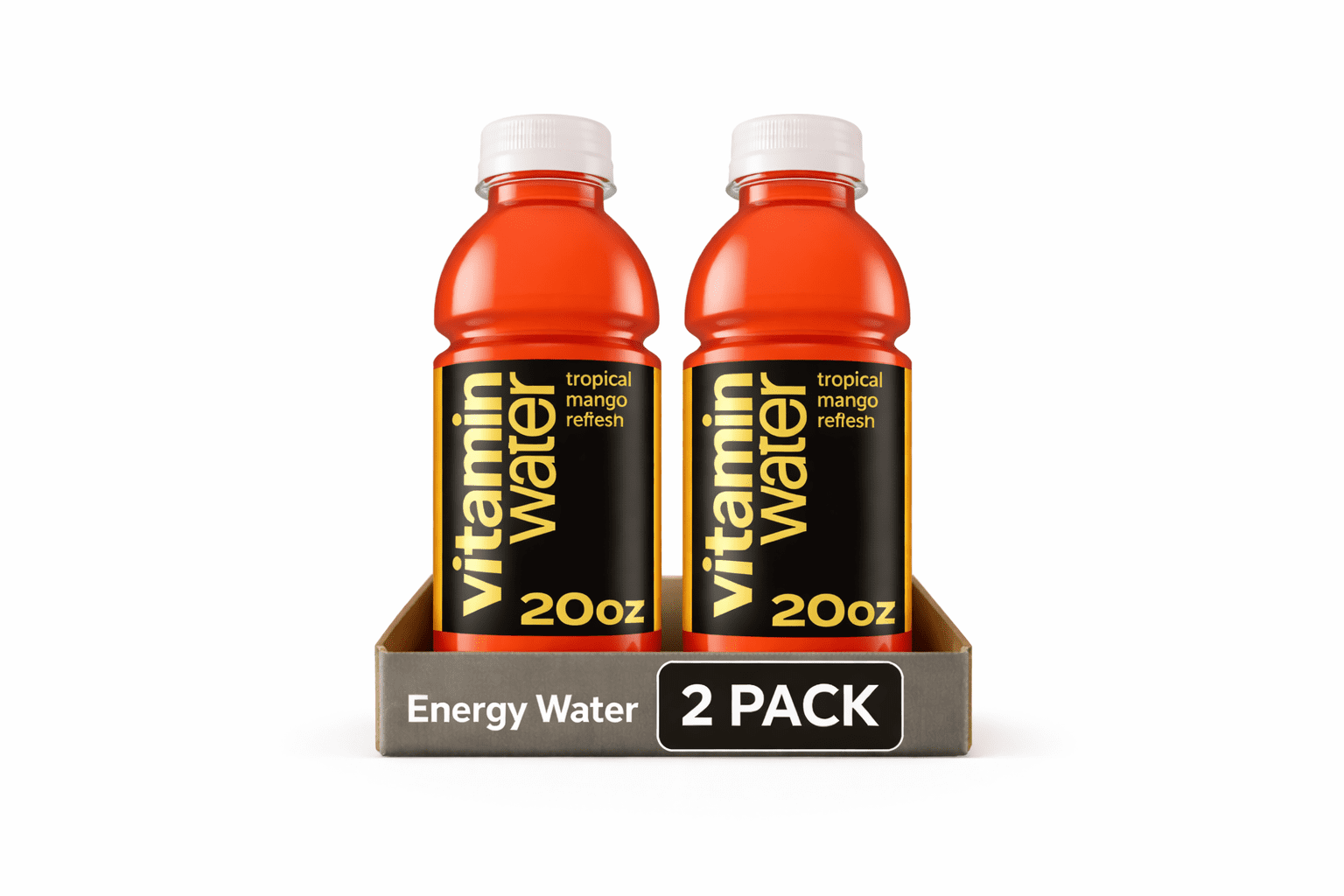 vitaminwater Refresh Tropical Mango Nutrient Enhanced Flavored Water ...