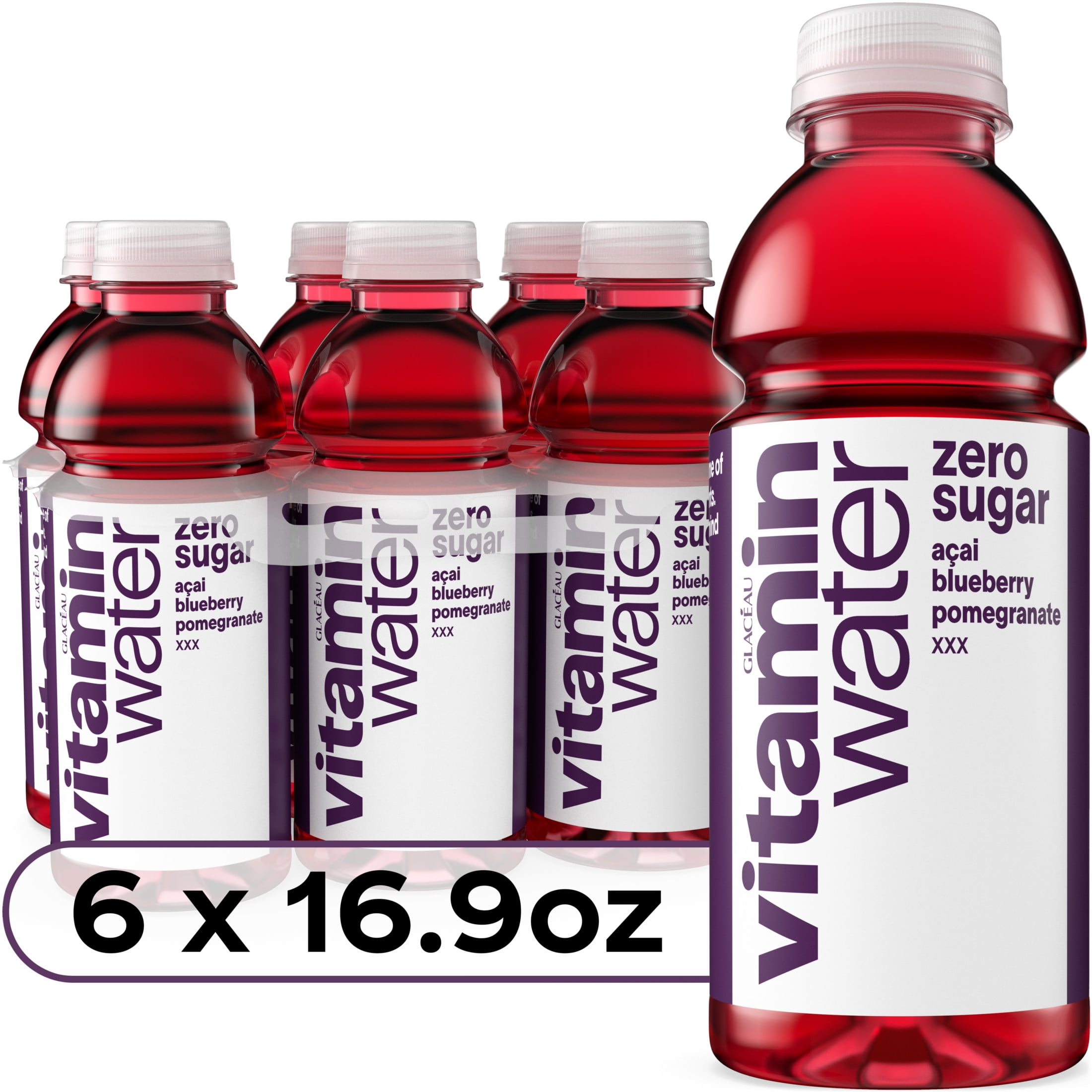 Vitaminwater Zero Sugar XXX - Electrolyte Enhanced Acai, Blueberry ...