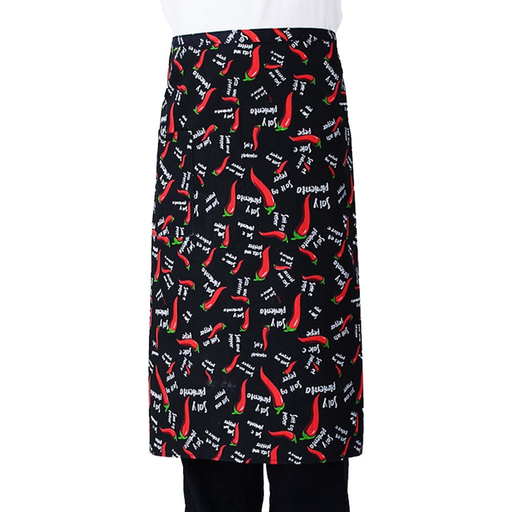 vlrwzc Kitchen Aprons Half-length Long Waist Apron Catering Chefs ...