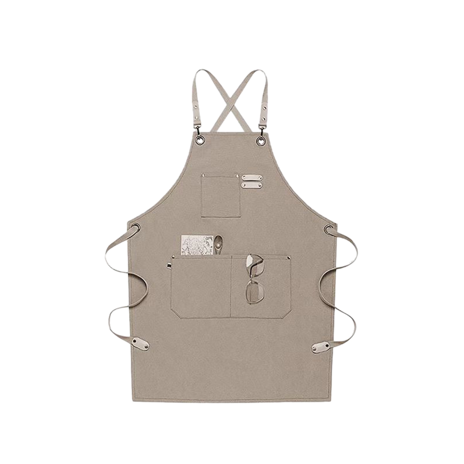vnanda Apron for Cooking Household Cleaning Apron with Multifunctional ...