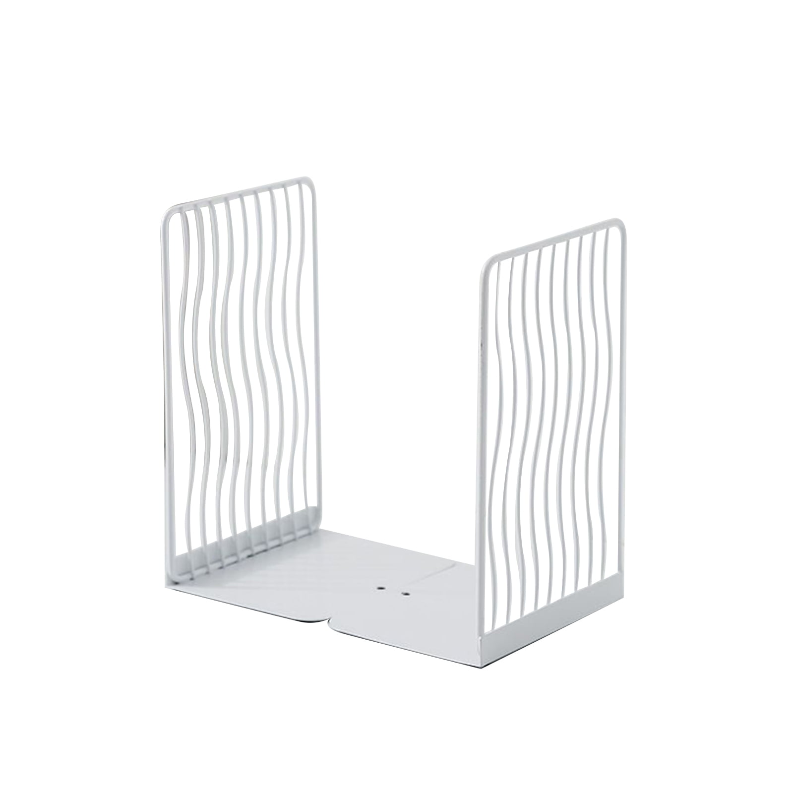 vnanda Book Stand 1 Pair Hollow Metal Book Clip Stand Simple Desktop ...