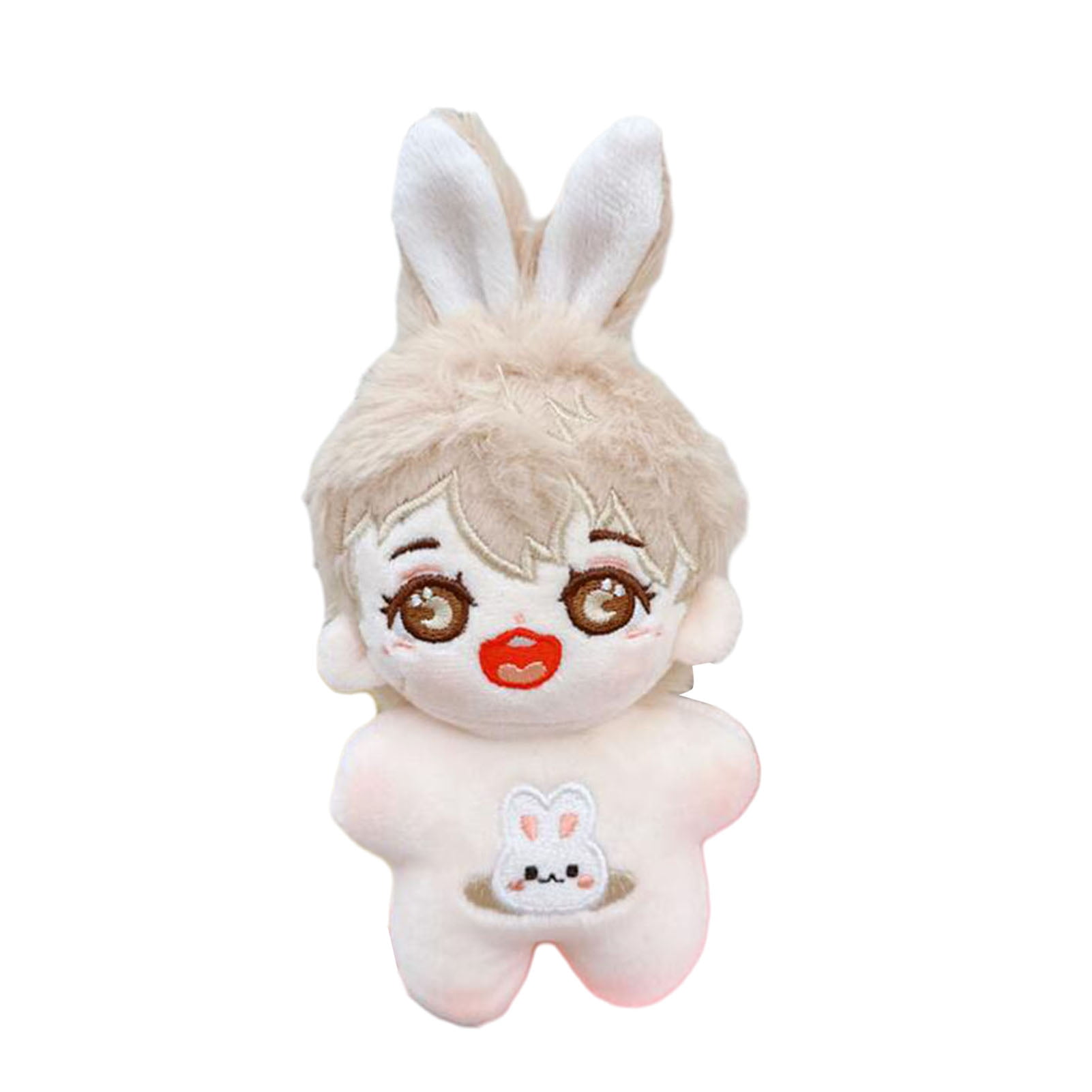 vnanda Boy Plushies 10cm Cotton Toy Fluffy Hair Big Eyes Cute Anime Boy ...