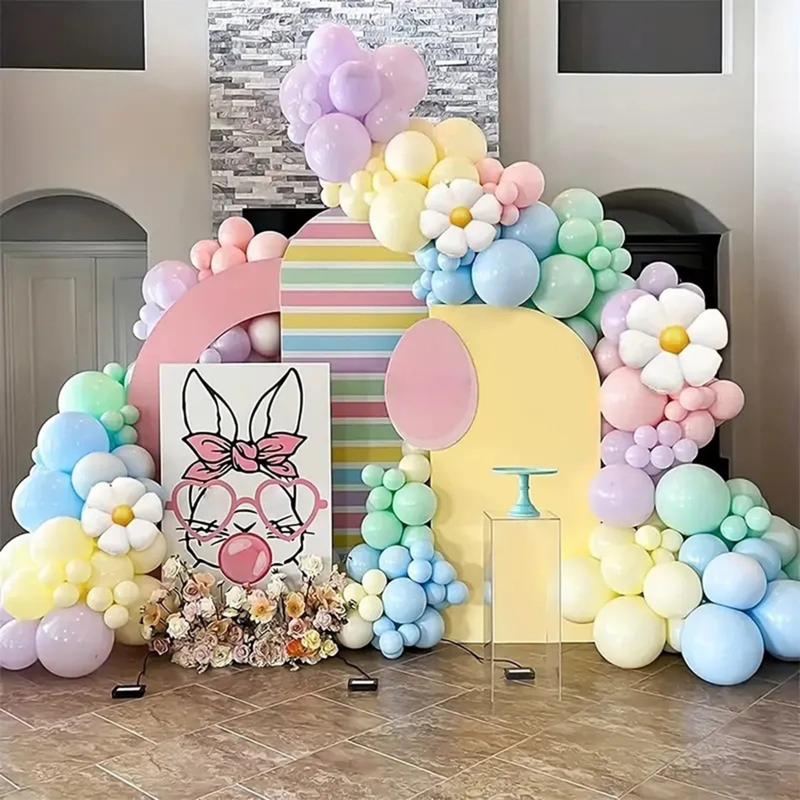 vnanda Bridal Balloon Garland Decoration 159pcs Pastel Flower Balloon ...