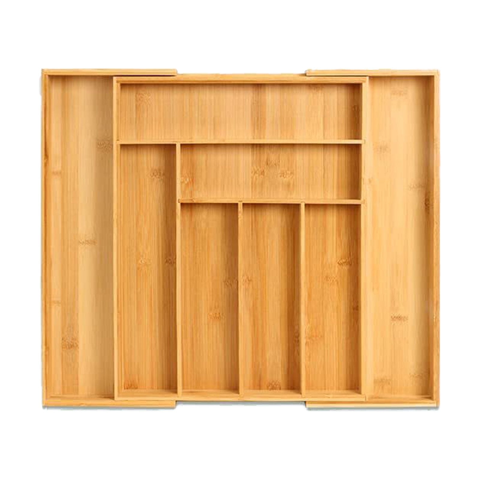 vnanda Built-in Storage Rack Drawer Organizer Bamboo Adjustable Cutlery ...