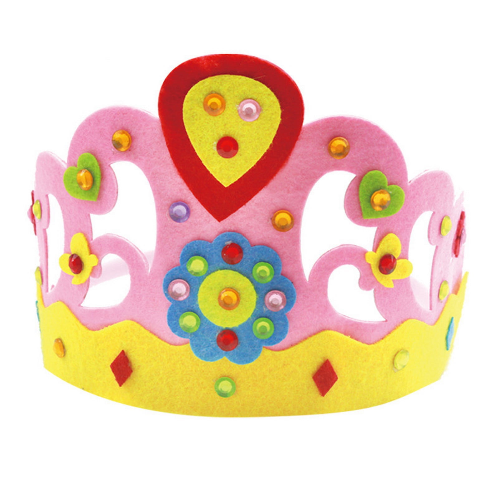 vnanda Children Crown Material Bag Princess Crown Material Bag Set with ...