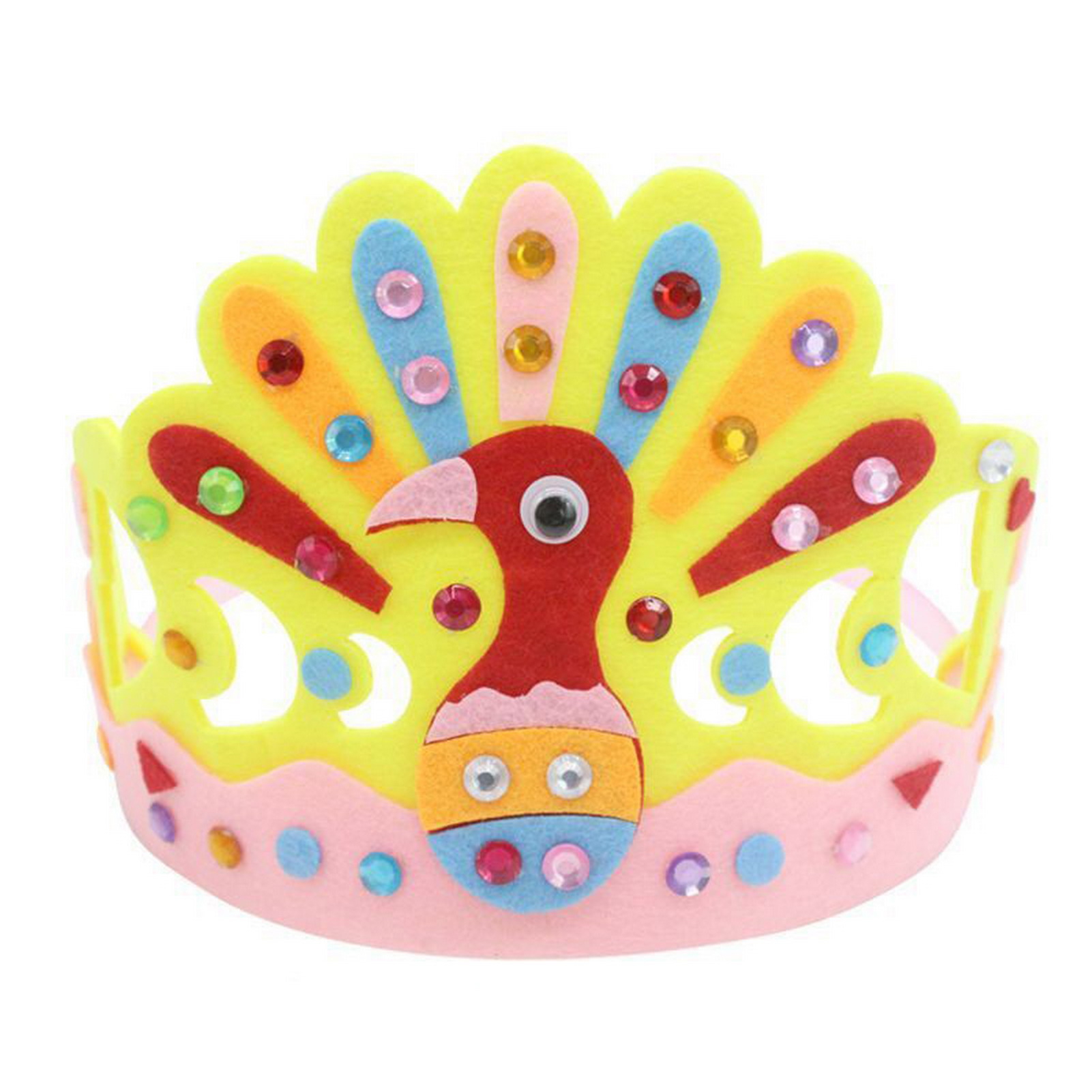 vnanda Children Crown Material Bag Princess Crown Material Bag Set with ...