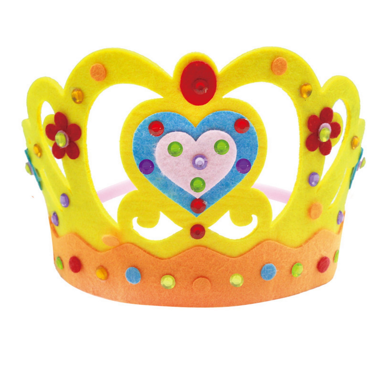 vnanda Children Crown Material Bag Princess Crown Material Bag Set with ...