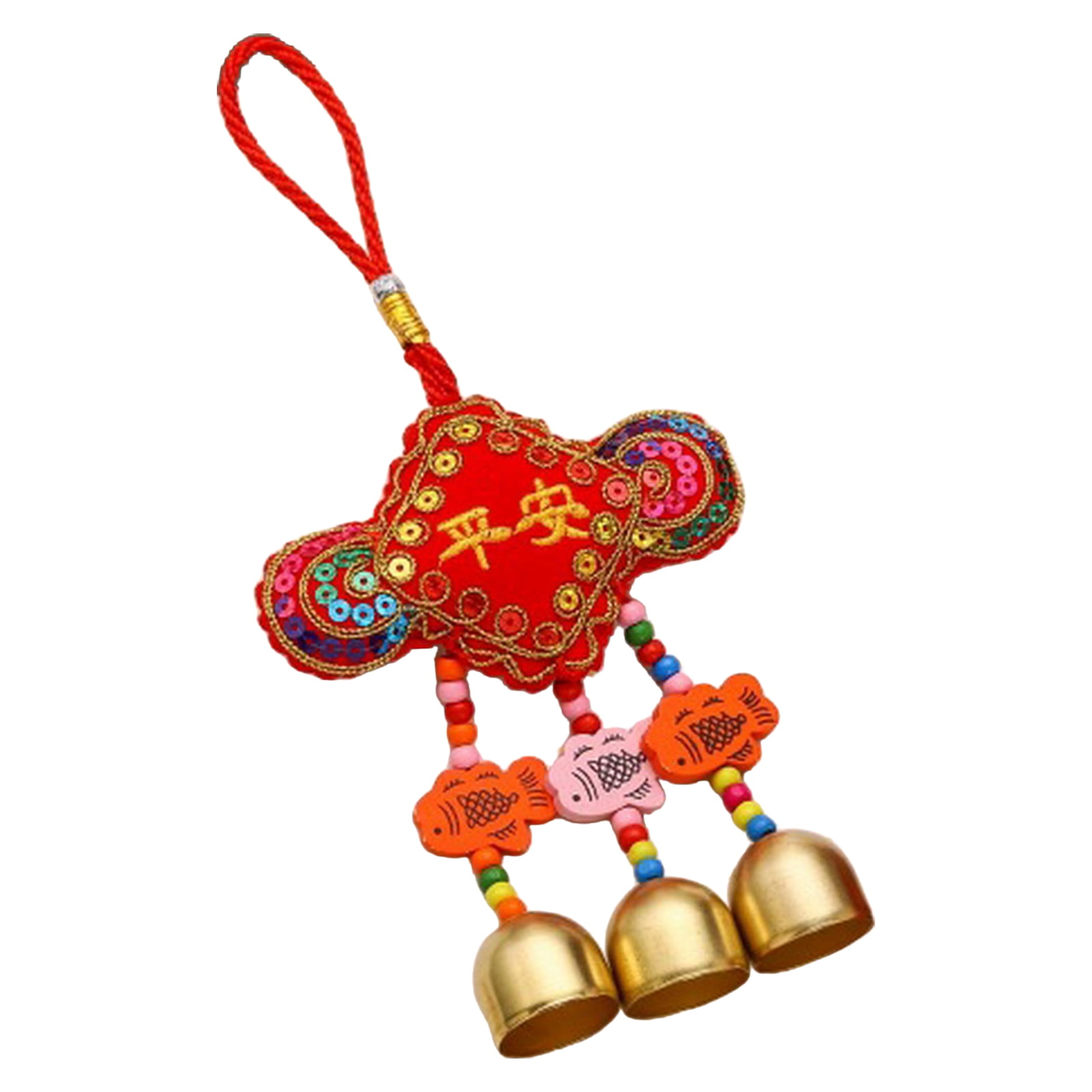vnanda Chinese-style Wind Chime Sachet Spring Festival Car Pendant ...