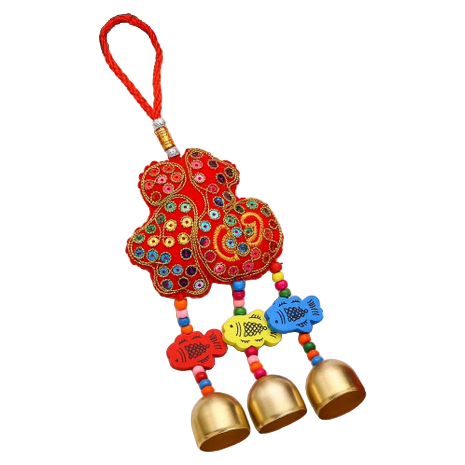 vnanda Chinese-style Wind Chime Sachet Spring Festival Car Pendant ...