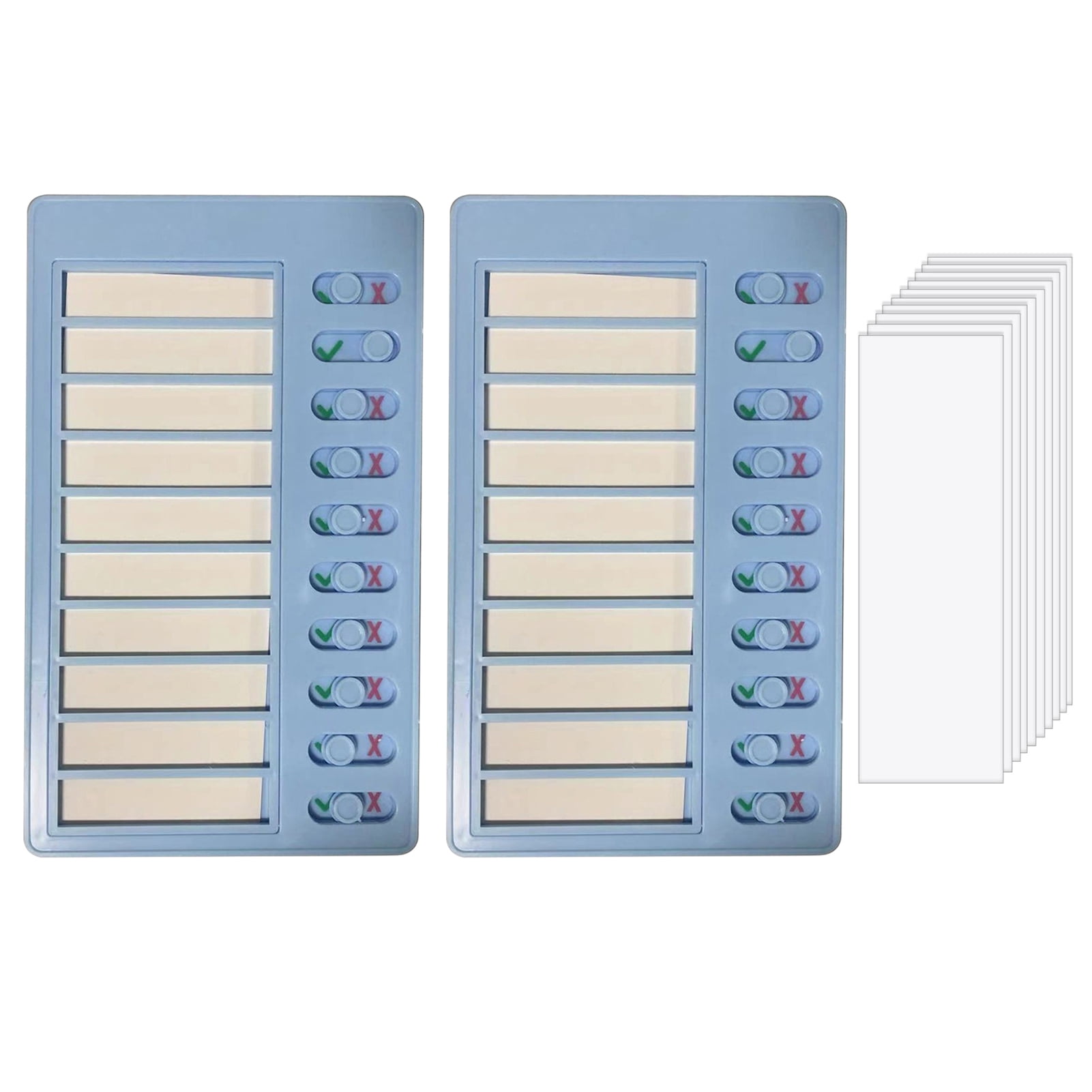 vnanda Chore Board 2/4pcs Note Message Checklist Kids Chore Chart to Do ...