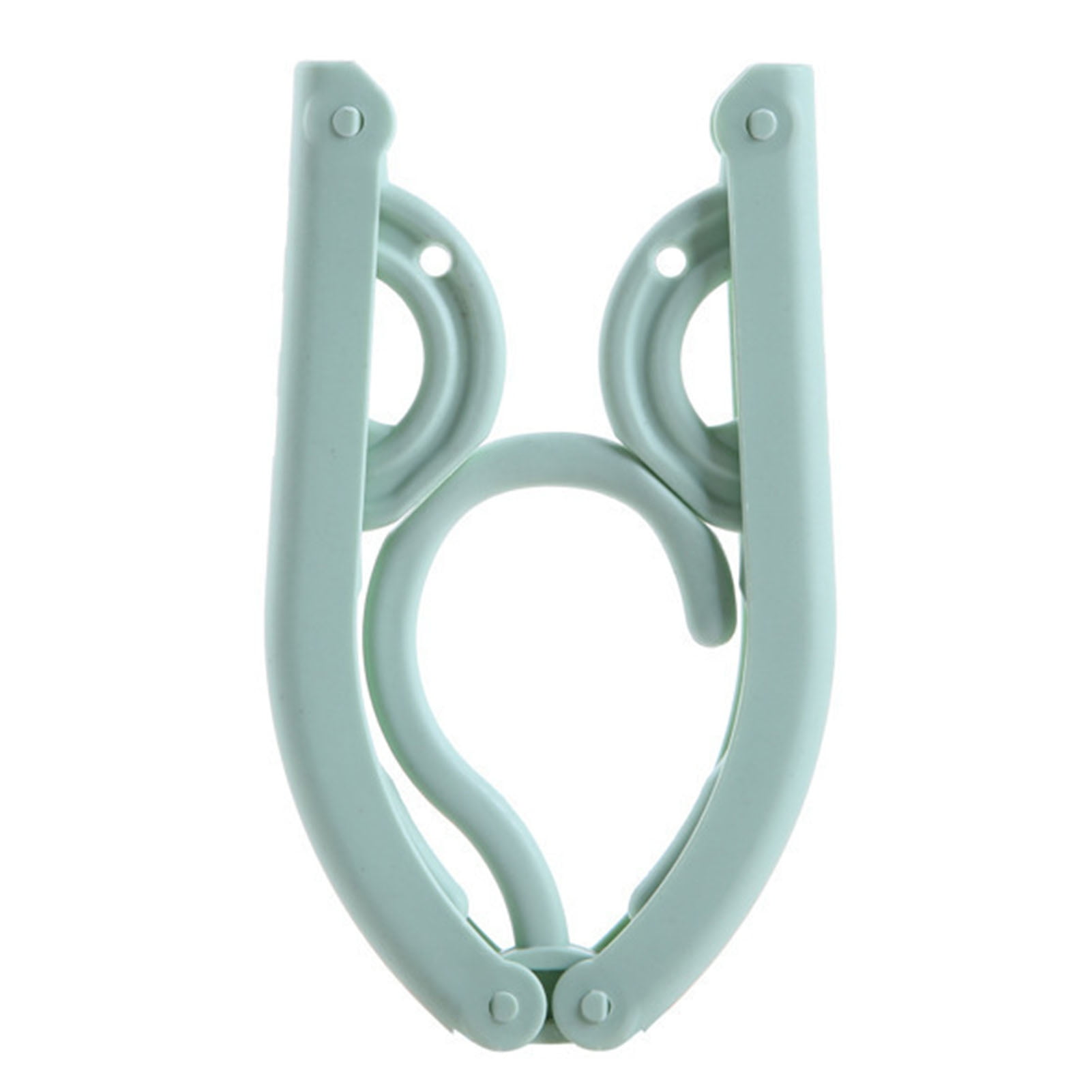 vnanda Collapsible Clothes Hanger Folding Clothes Hanger Set Anti-slip ...