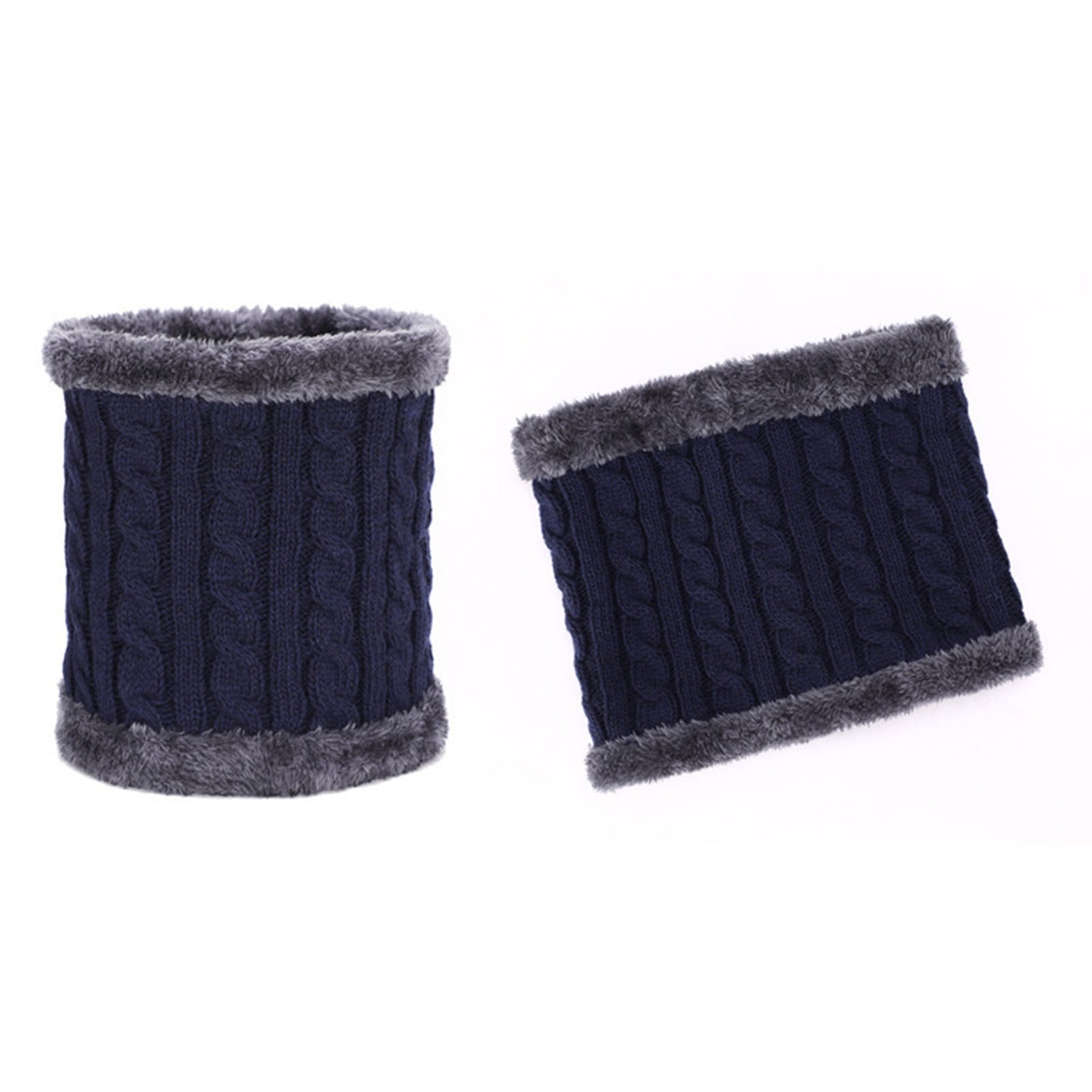 vnanda Contrast Color Scarf Stay Warm Stylish with Unisex Cycling Neck ...