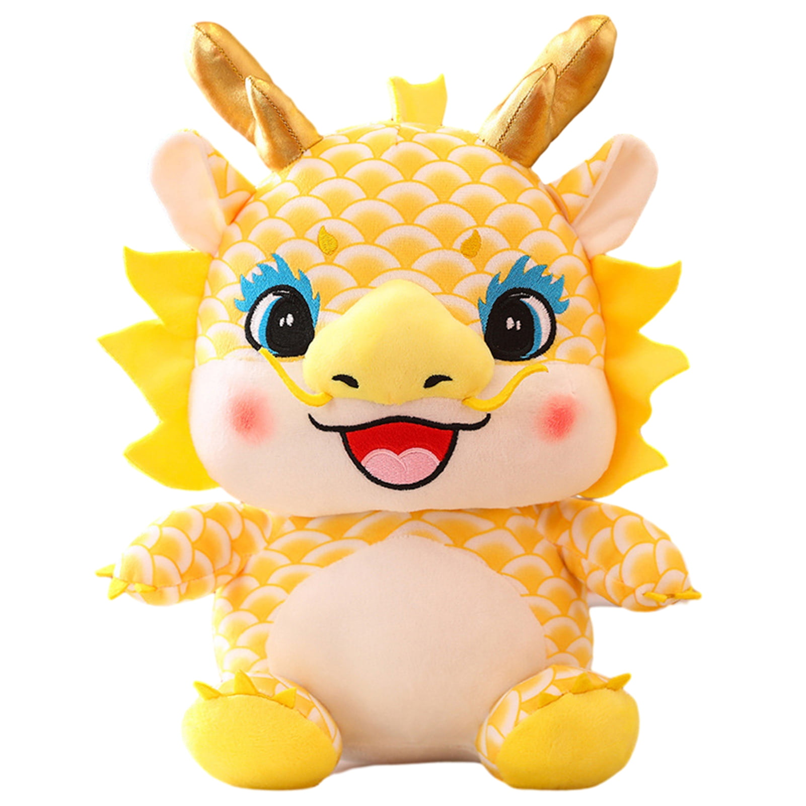 vnanda Cute Dragon Horns 2024 Chinese Zodiac Dragon Plush Toy Cute ...