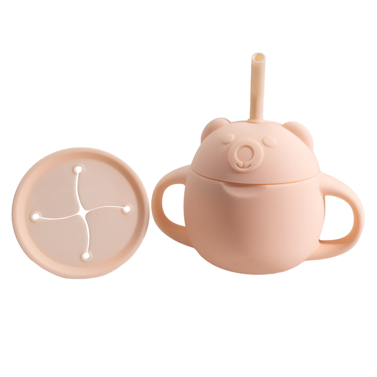 vnanda Detachable Cup for Easy 250ml Baby Silicone Cup with Curved ...