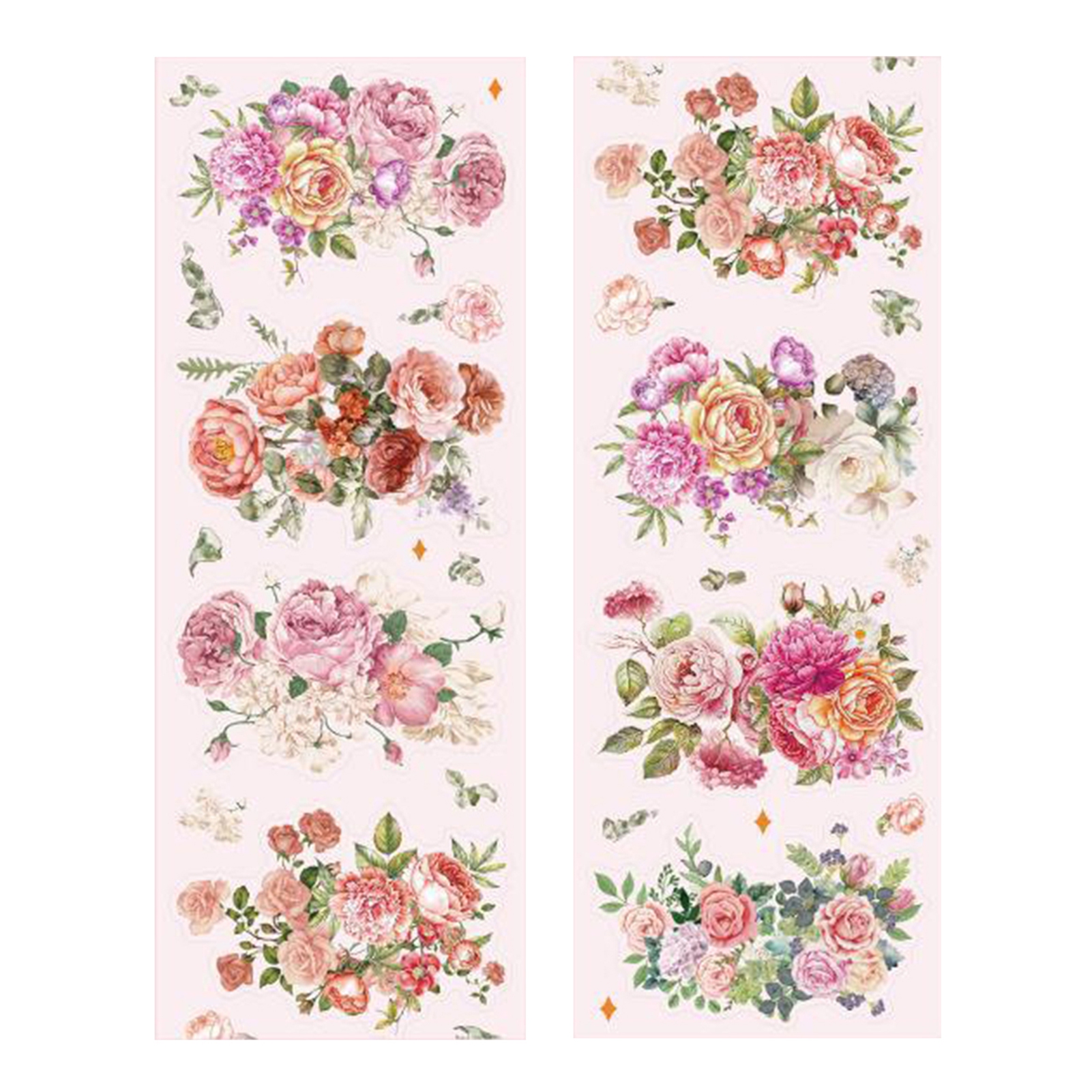 vnanda Diy Craft Supplies 1 Roll Pet Flower Tapes Sticker Waterproof ...