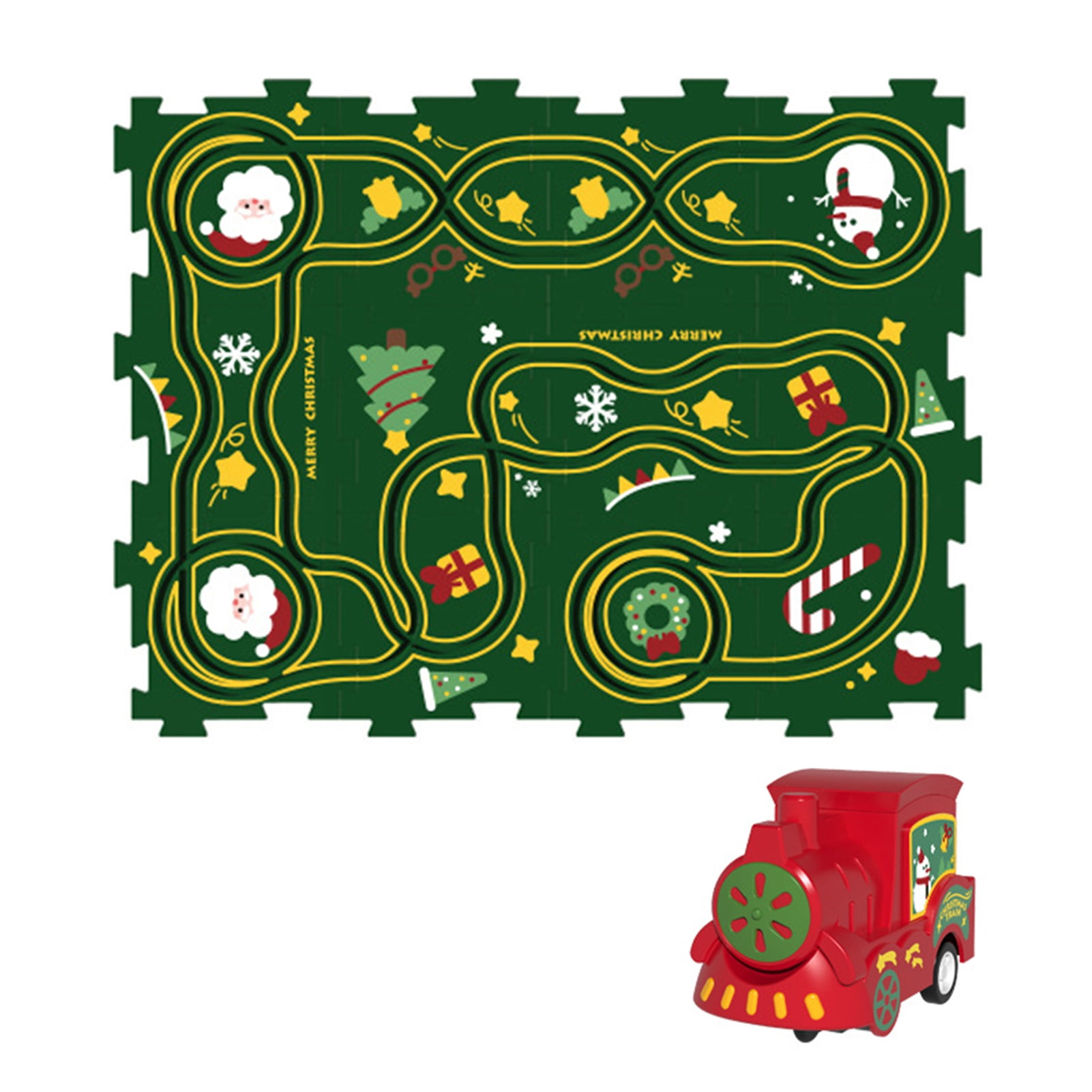 vnanda Durable Toy Train Set Children Rail Toy Diy Jigsaw Assembling ...