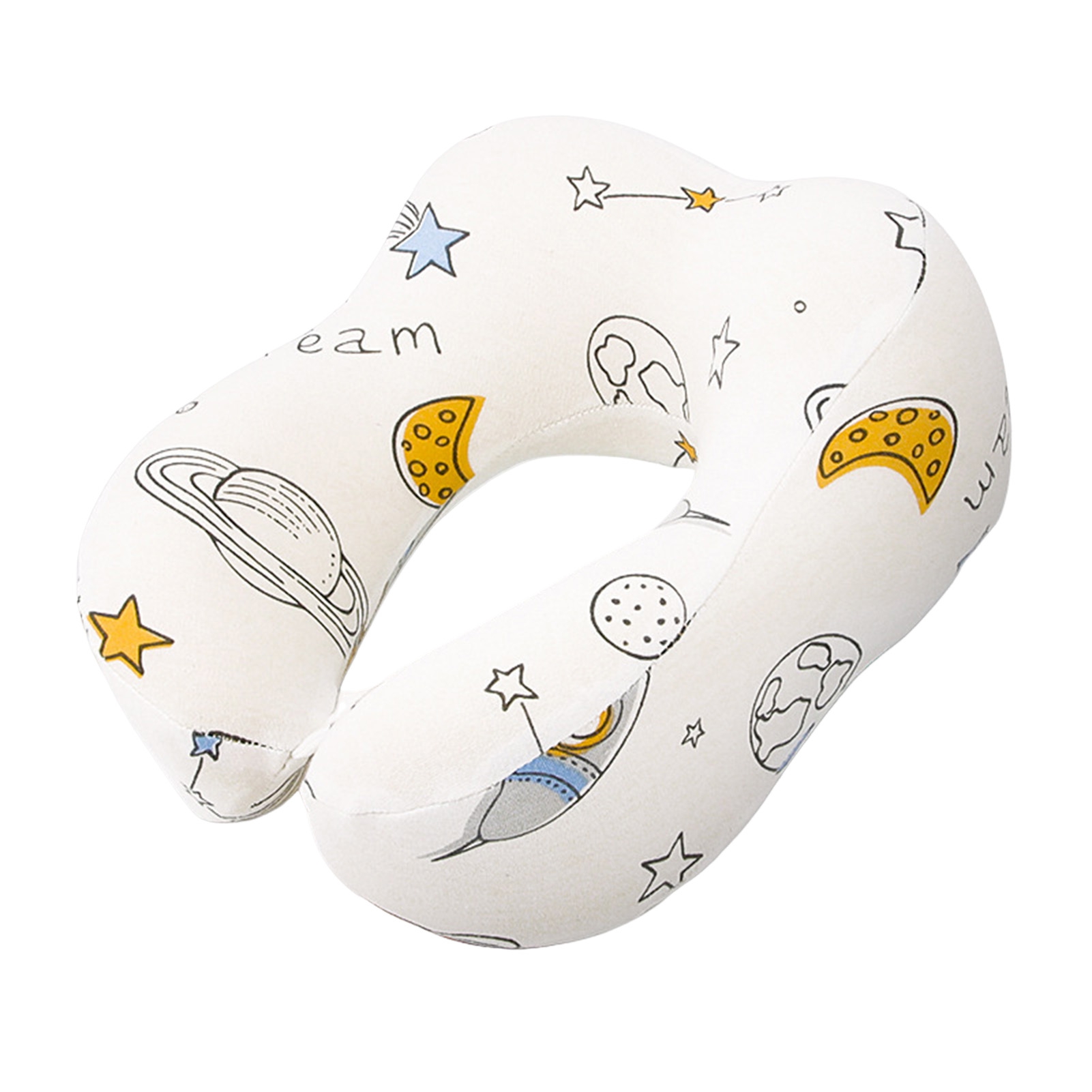 vnanda Ergonomic U-shaped Pillow U-shape Neck Pillow Memory Foam ...