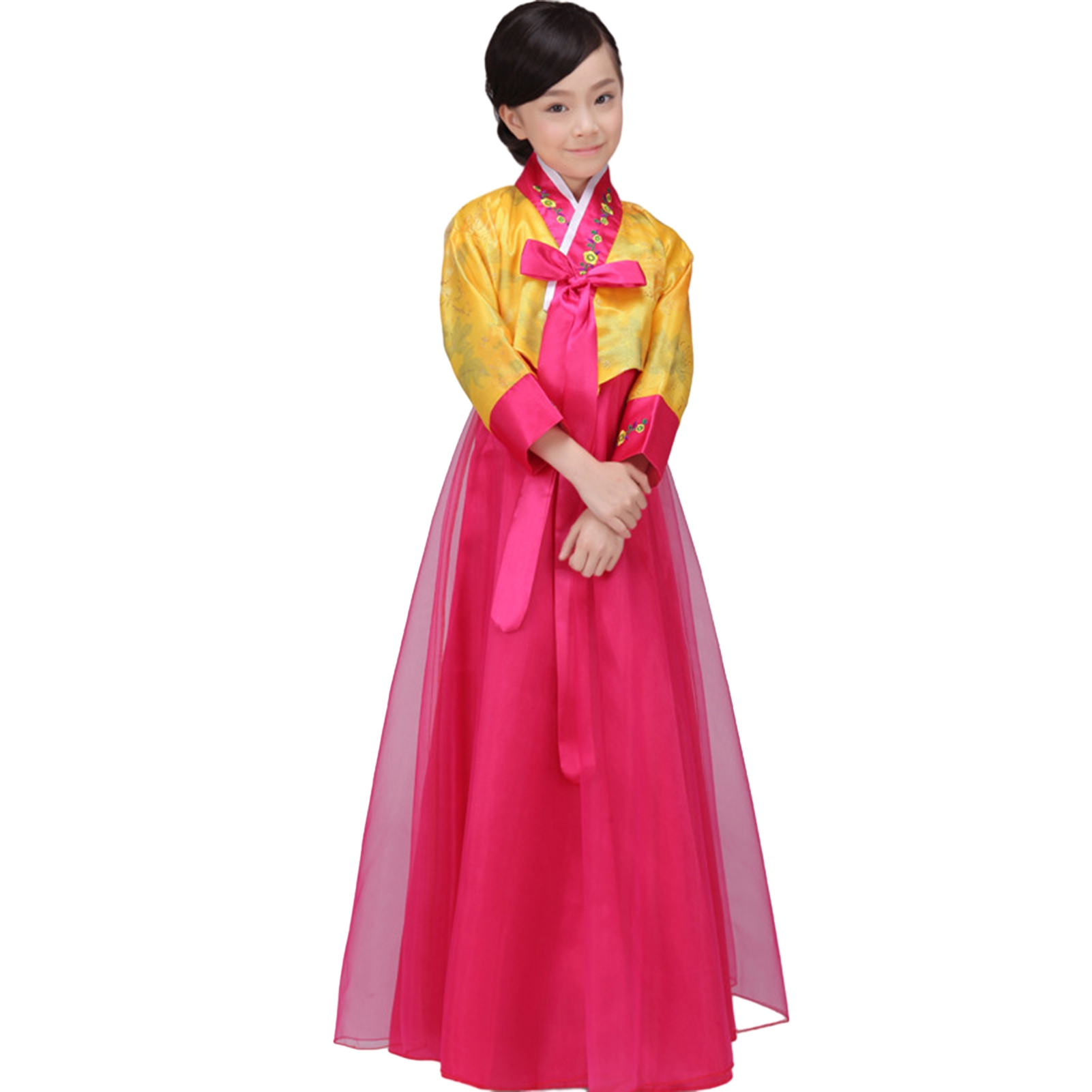 vnanda Exquisite Clothing Korean Hanbok Girls Dance Costume Set ...