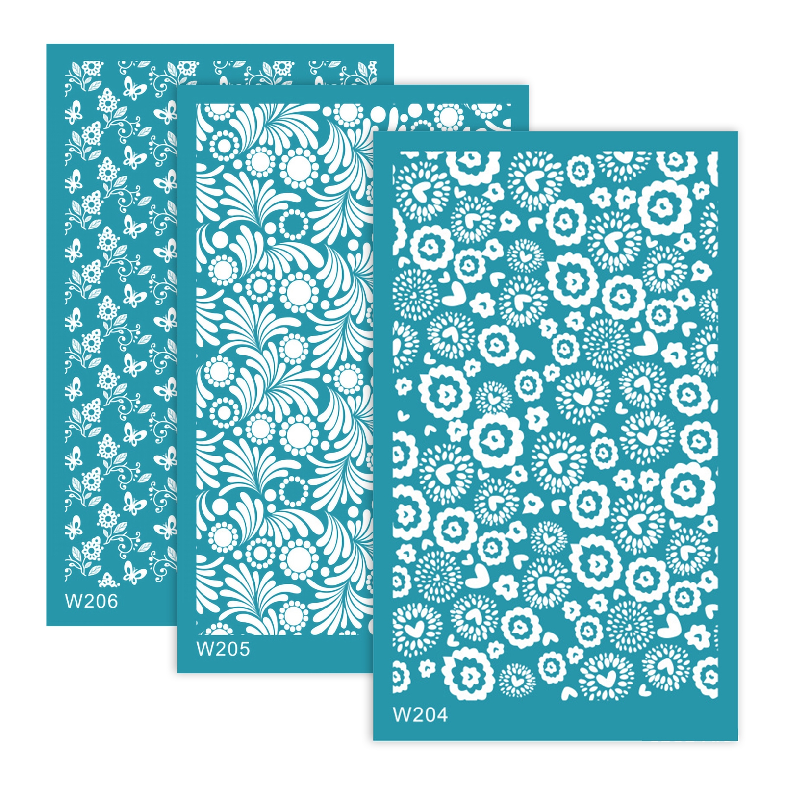 vnanda Exquisite Workmanship Stencil Polymer Clay Stencils for Diy Soft ...