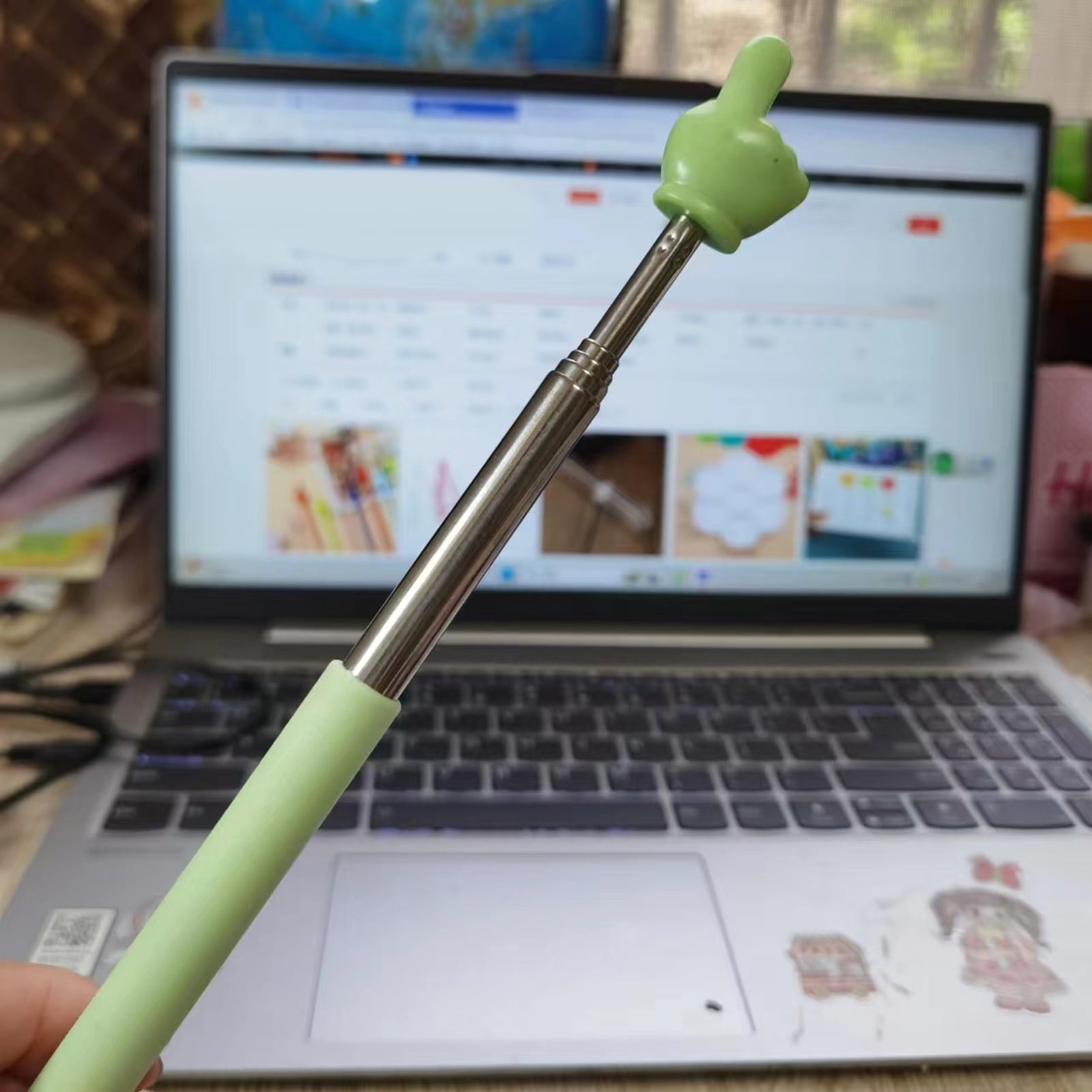 vnanda Extendable Finger Stick Extendable Retractable Classroom ...