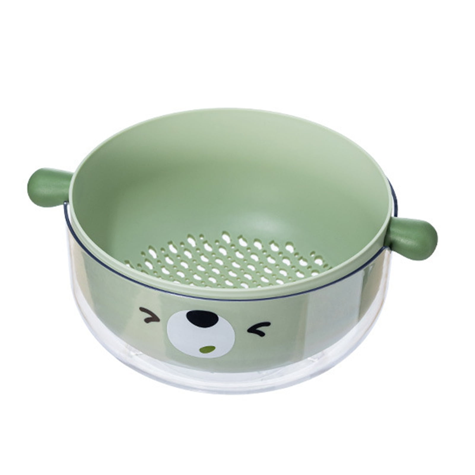 vnanda Food Drying Basket Double Layer Drain Basket with Ergonomic ...