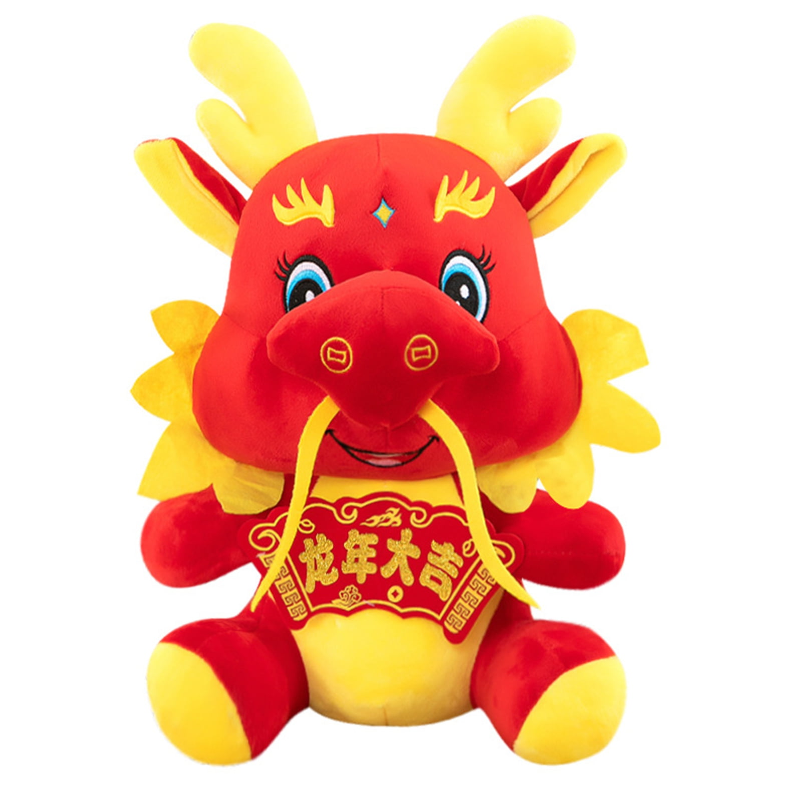 vnanda Full Facial Expression Dragon 2024 Chinese Zodiac Dragon Plush ...
