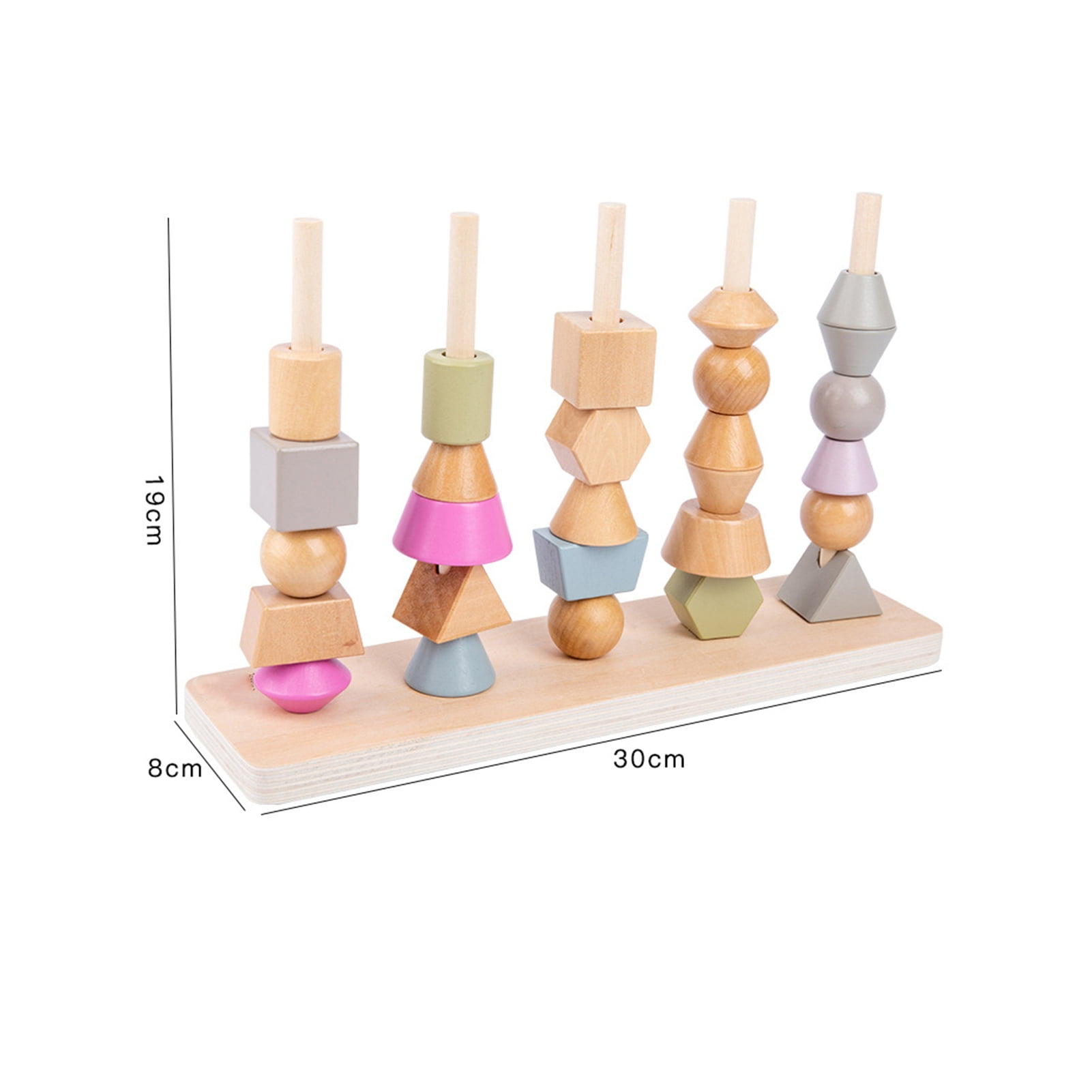 vnanda Geometric Shapes Educational Toys Geometric Shape Building ...