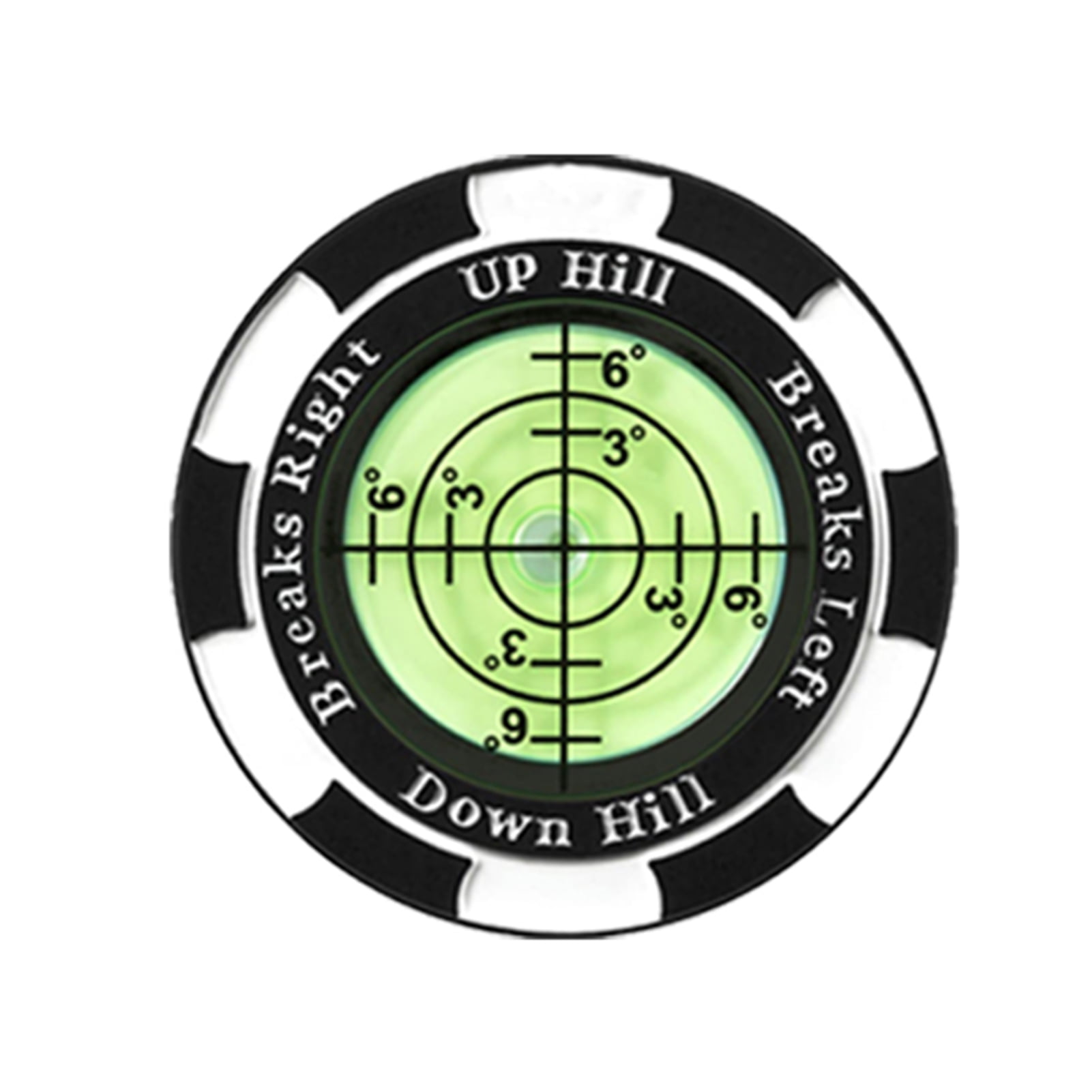 vnanda Golf Slope Indicator Portable Golf Ball Marker Clip with High ...