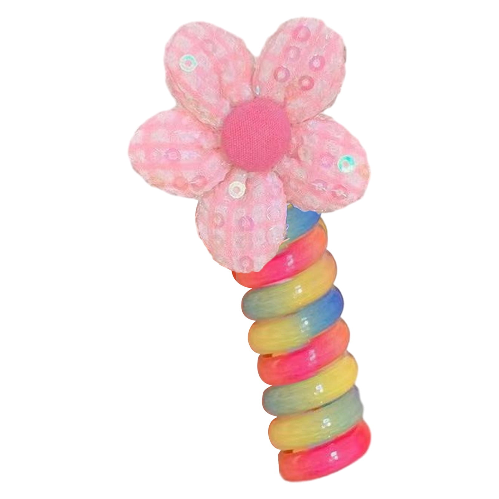 vnanda Hair Bands for Girls 1/6pcs Colorful Braided Telephone Wire Hair ...