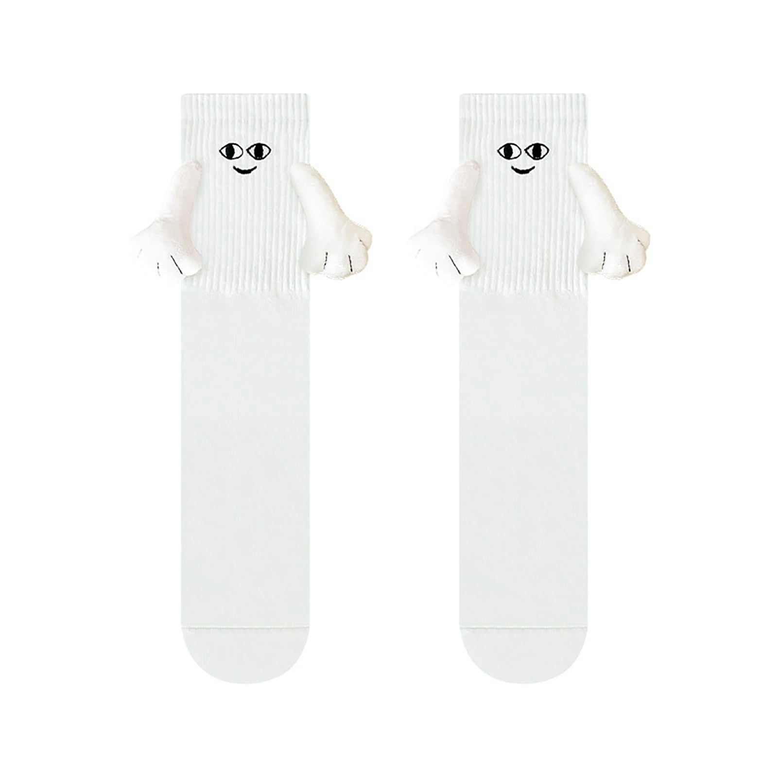 vnanda Hands Connection Socks 1 Pair Couple Socks Holding Hands Linking ...