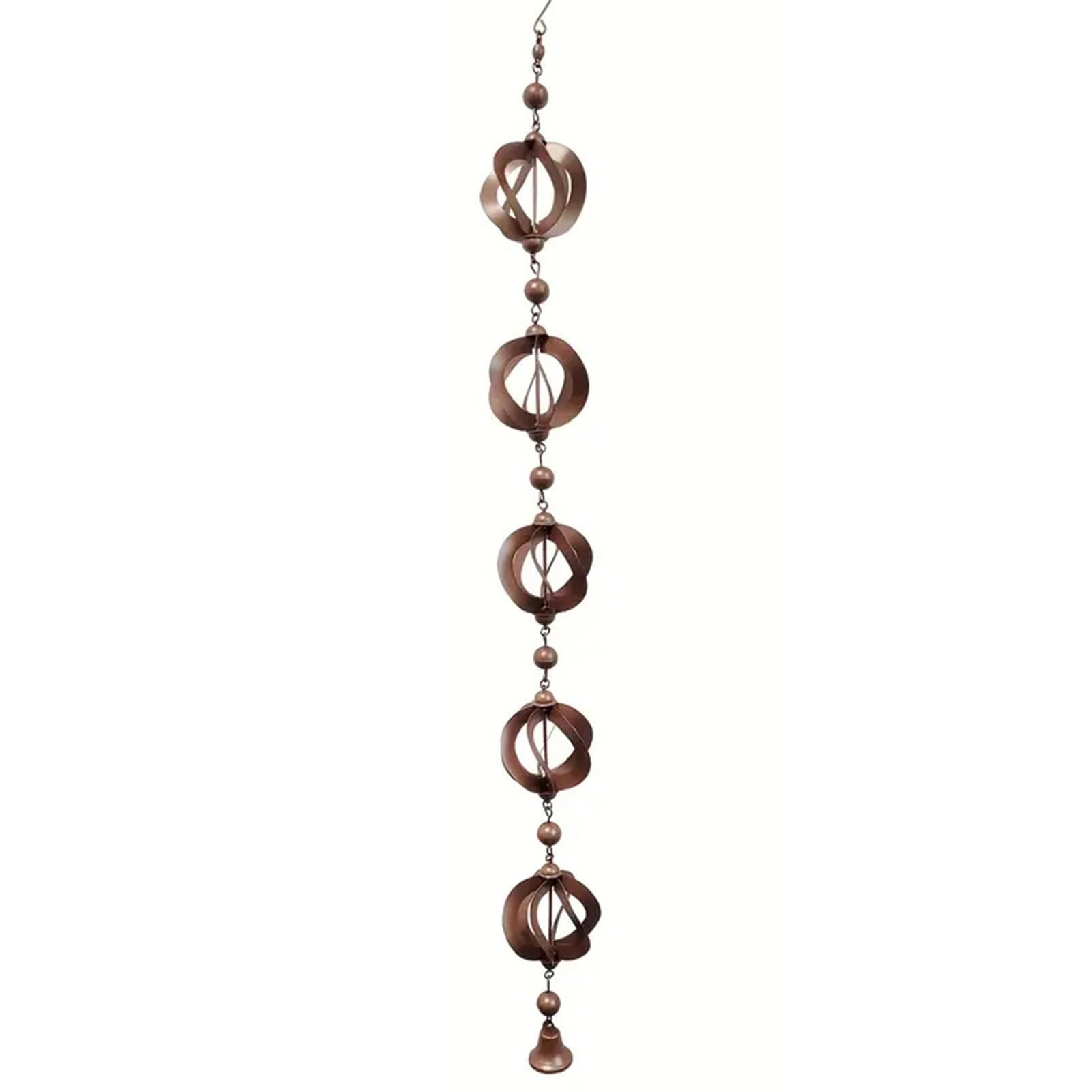 vnanda Hanging Pendant Hanging Rain Chain Rotating Hollow Out Beads ...