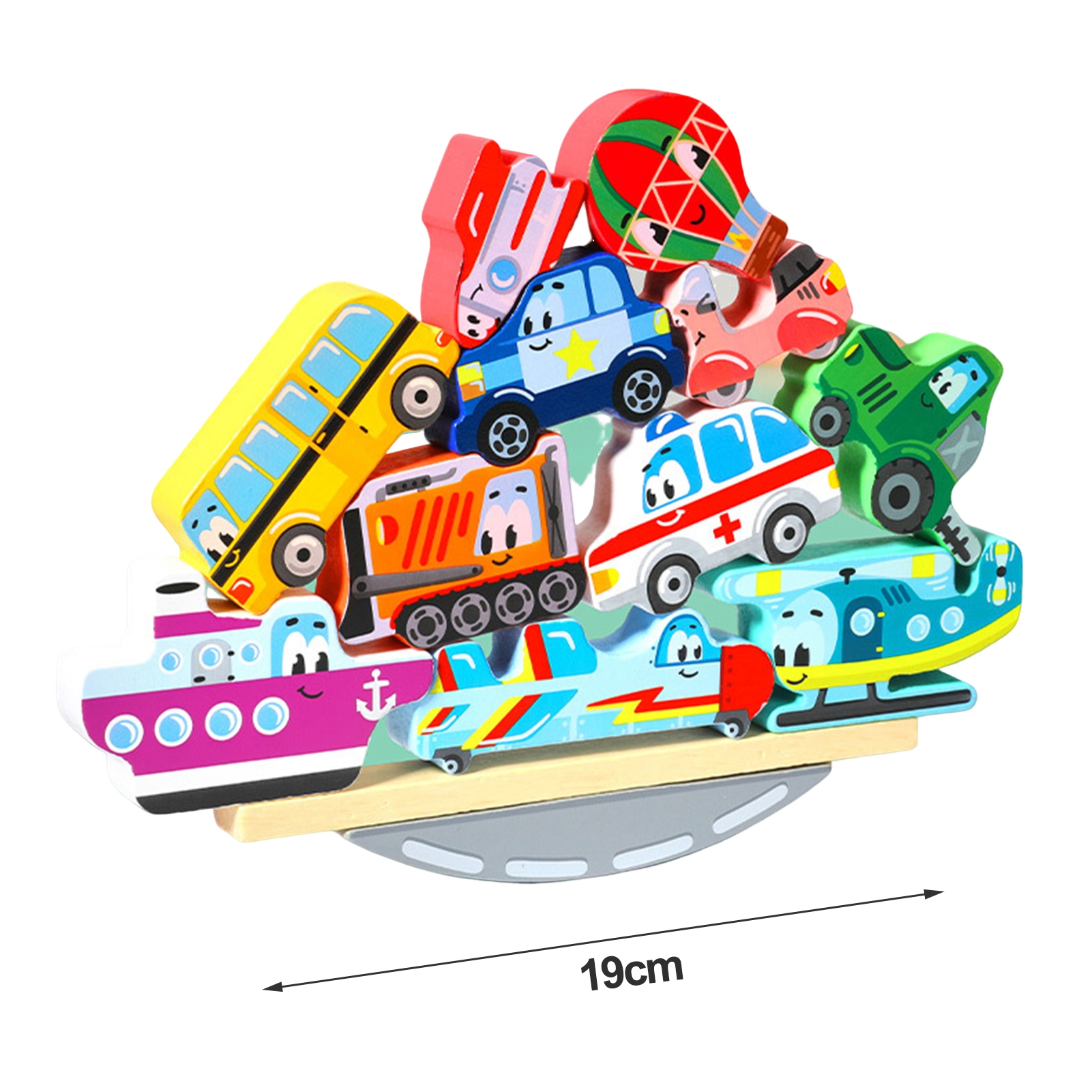 vnanda High-quality Pine Wood Stacking Blocks Wooden Stacking Blocks ...