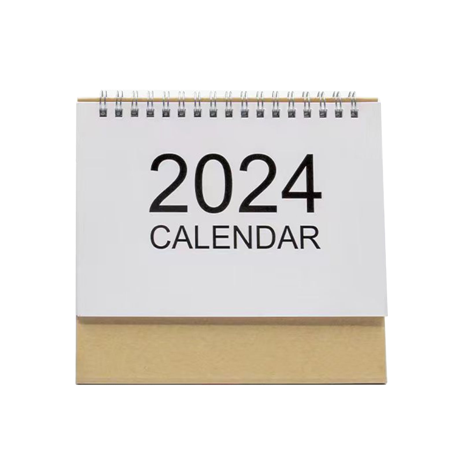 vnanda Home Office Desk Calendar 2024 Desk Calendar Mini Stand-up Flip ...