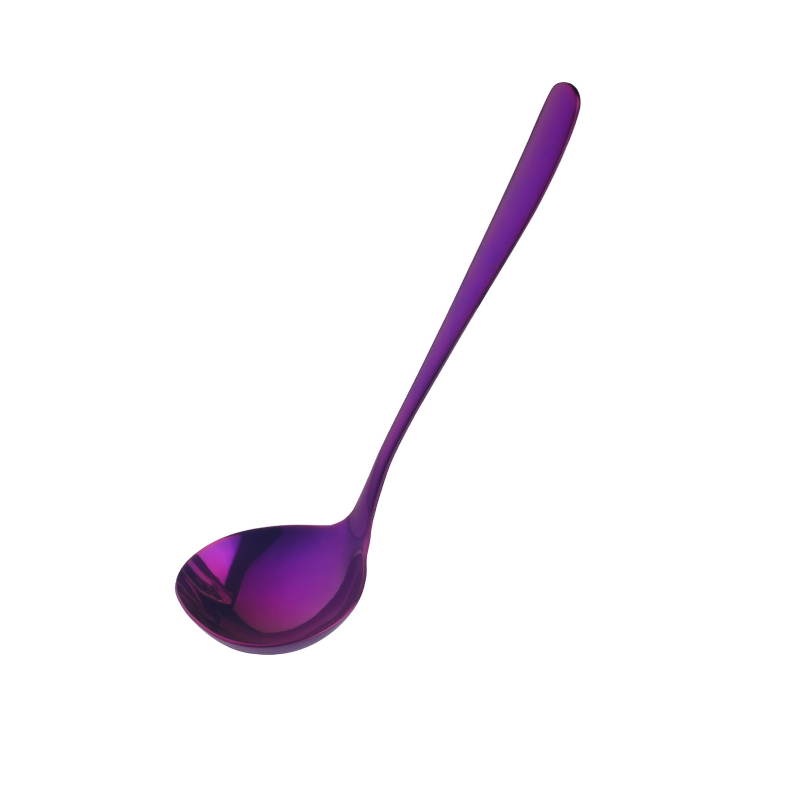 vnanda Hot Pot Spoon Stainless Steel Soup Spoon Mirror Polishing Long ...
