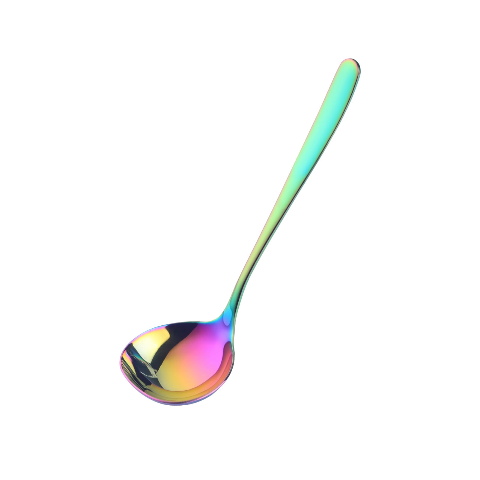 vnanda Hot Pot Spoon Stainless Steel Soup Spoon Mirror Polishing Long ...