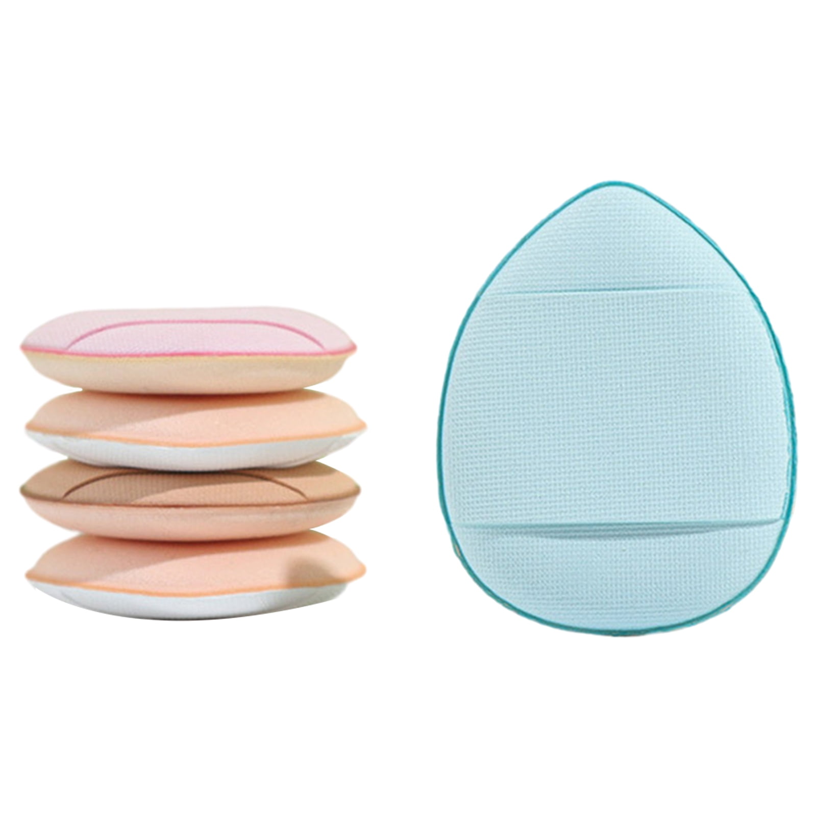 vnanda Hydrophilic Non-latex Powder Puffs 5pcs/12pcs Mini Finger Powder ...