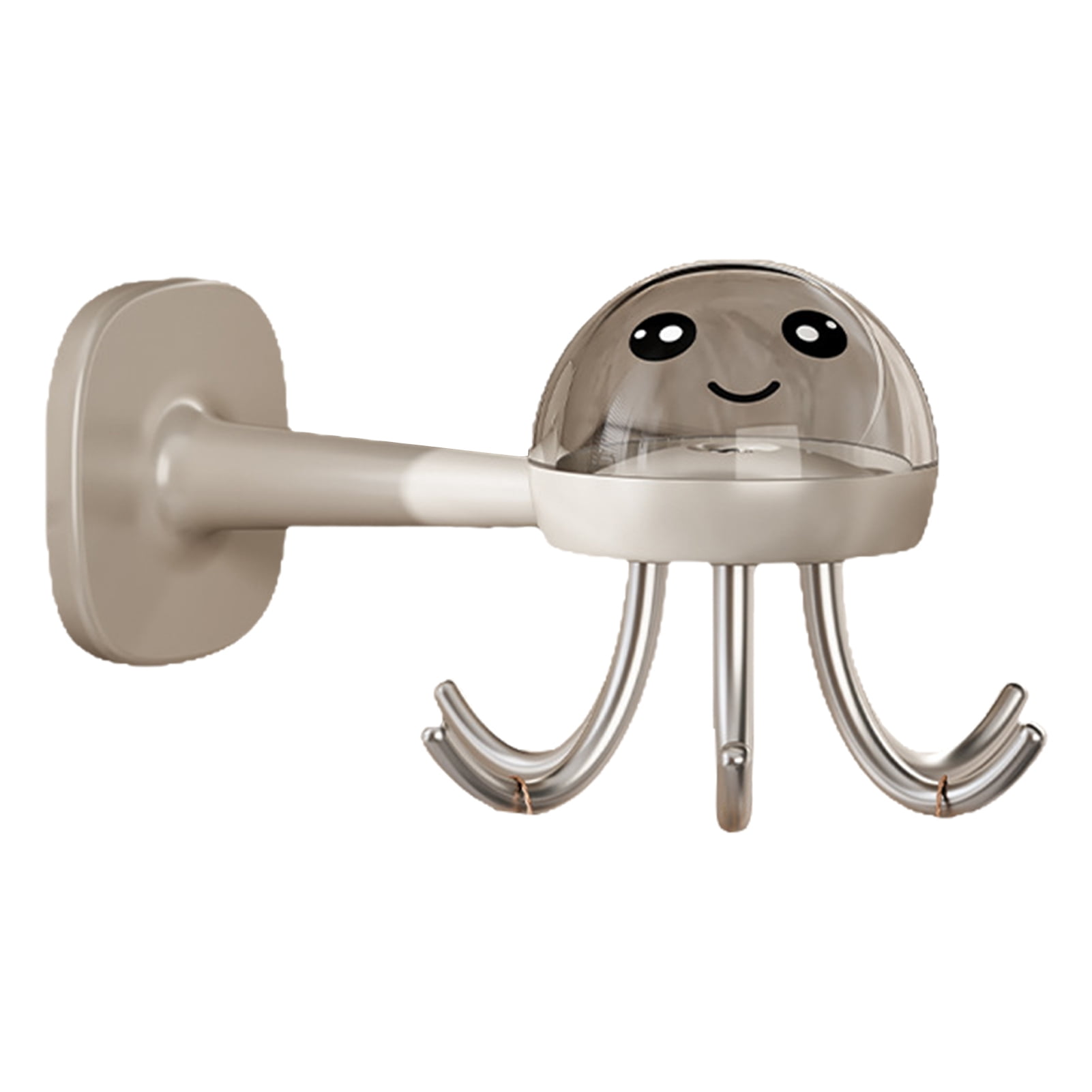 vnanda Kitchen Utensil Hook Jellyfish Hanger with 6 Hooks Rotatable ...
