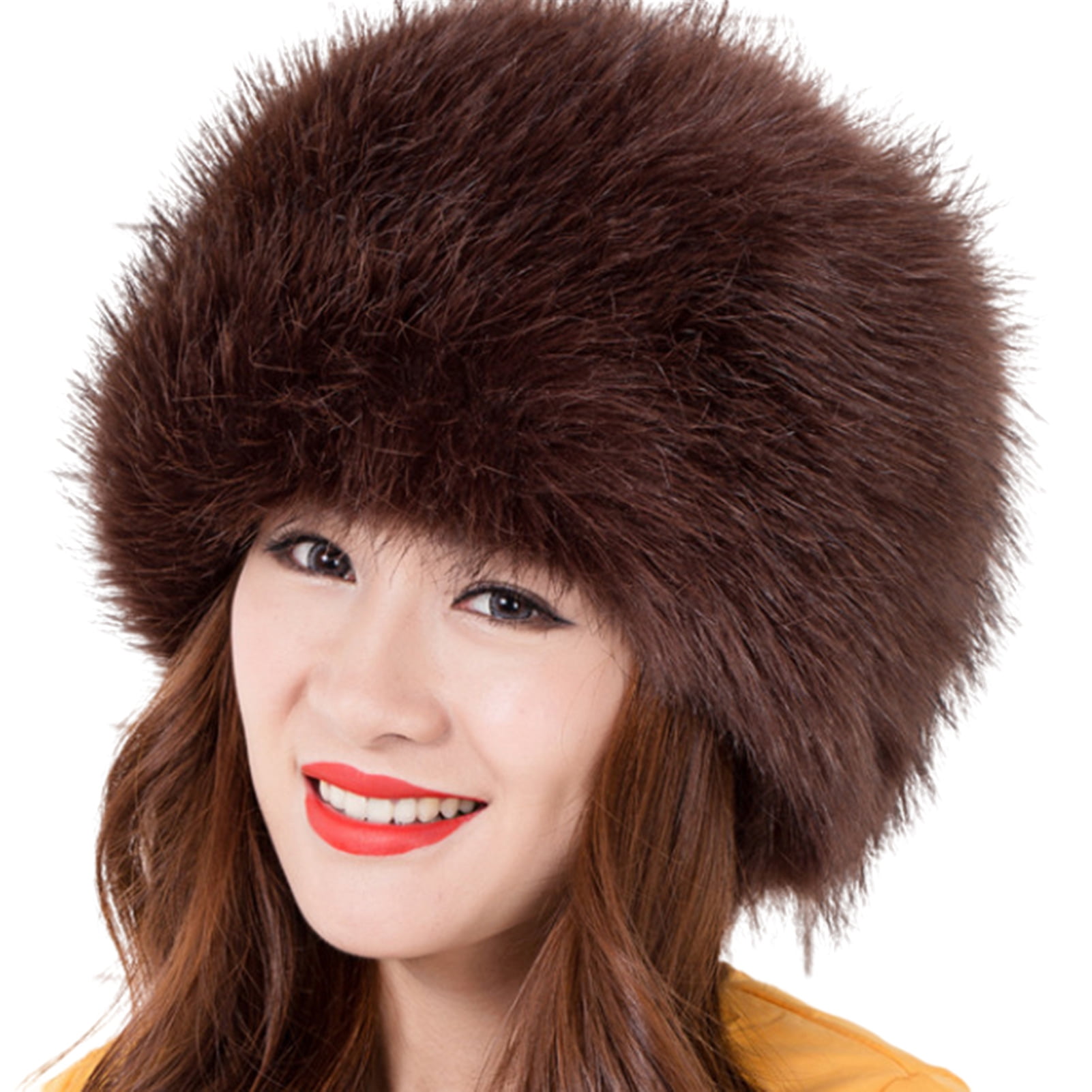 Vnanda Men Women Warm Winter Hat Thickened Fuzzy Bucket Hat For Women