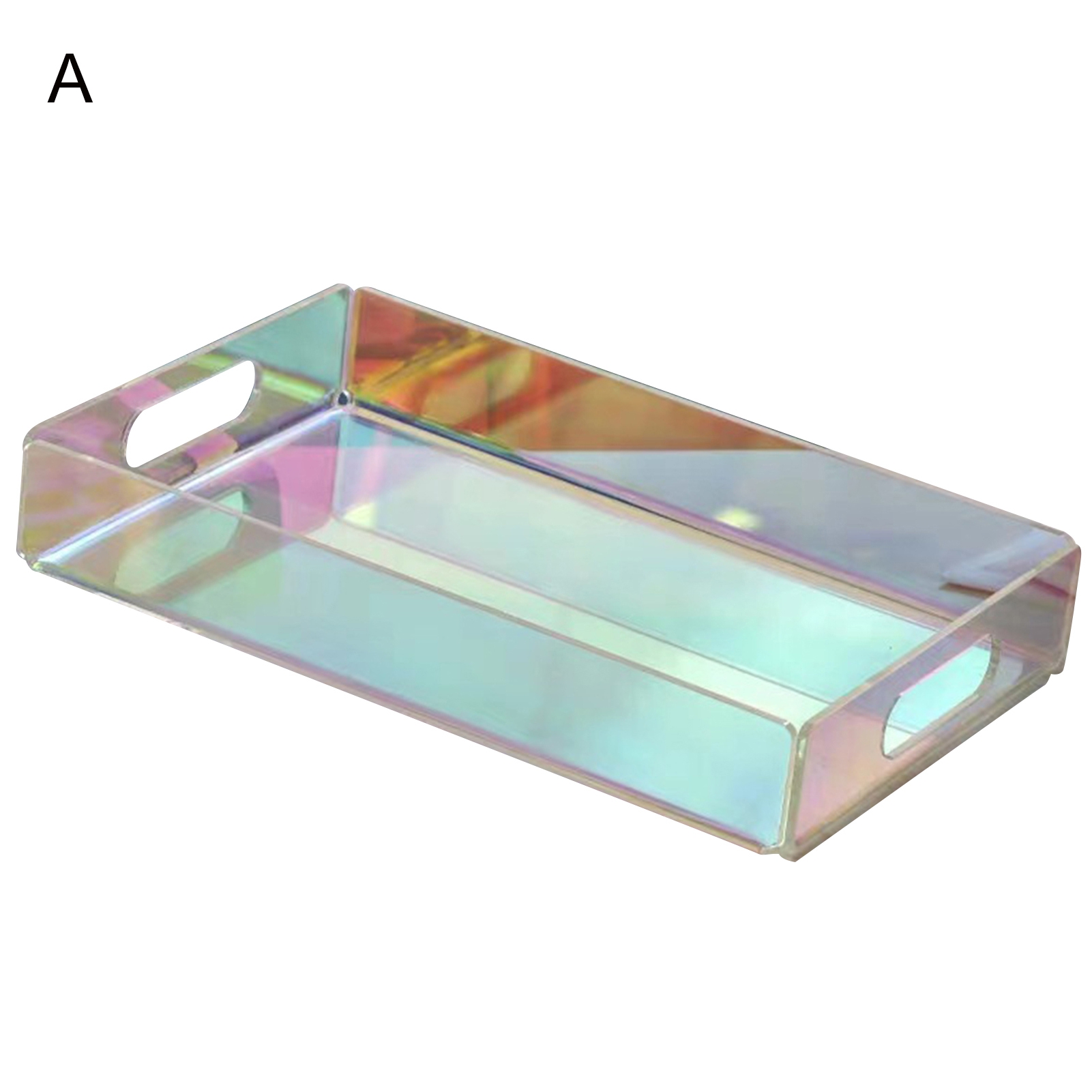 vnanda Office Supply Basket Acrylic Storage Box with Hollow Handle ...