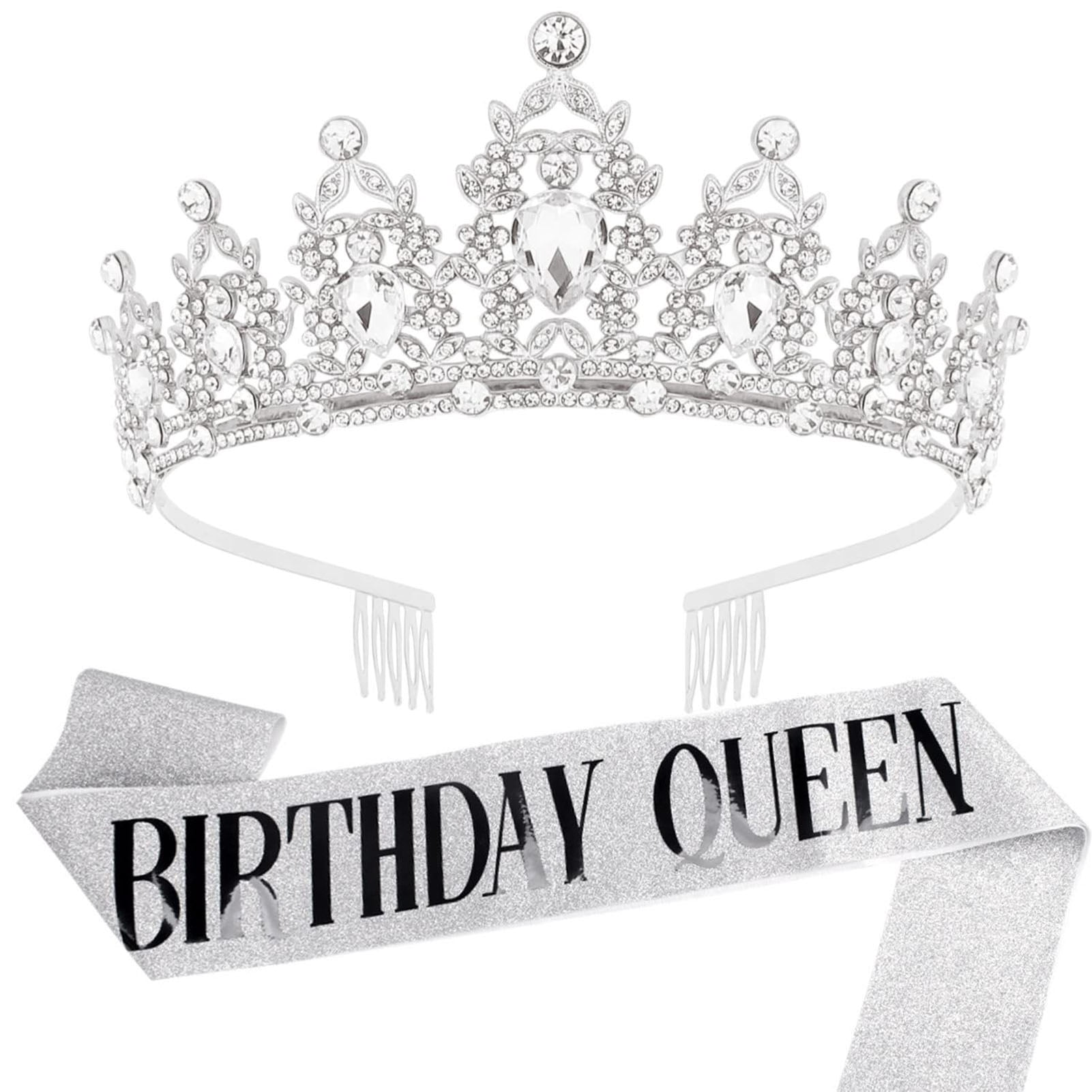 vnanda Party Crown Elegant Etiquette Belt Set with Perfect for ...