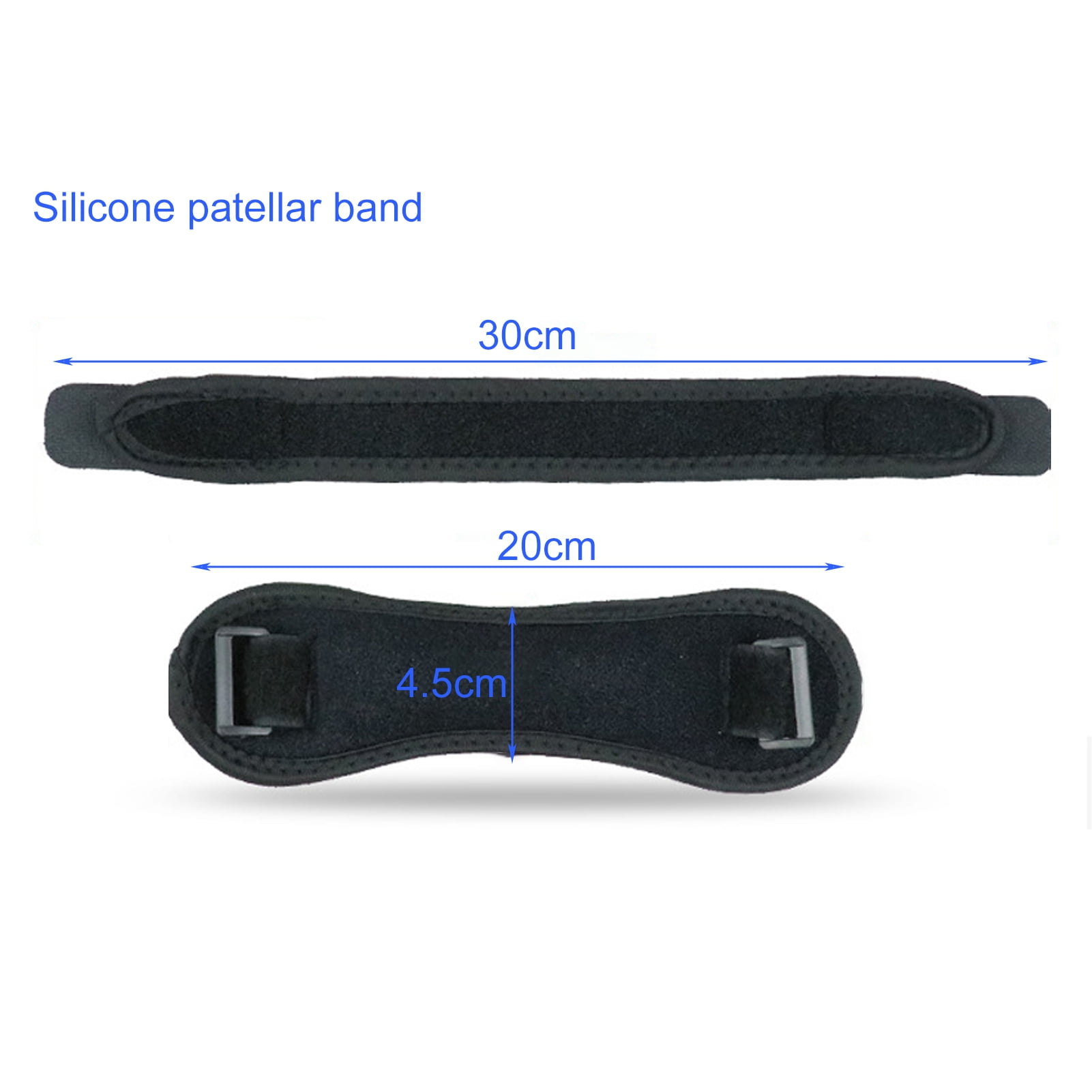 vnanda Patella Strap Pad Adjustable Patella Strap with Silicone/eva ...