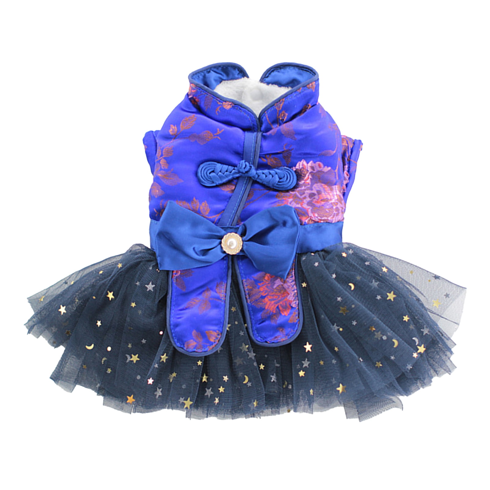 vnanda Pet Dress for Dogs Pet Wedding Couple Dress Delicate Coil ...