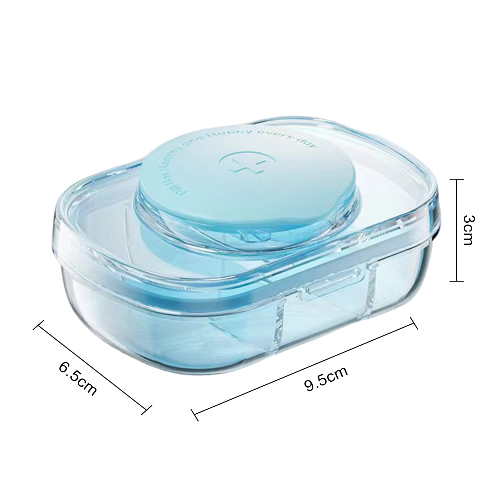 vnanda Portable Box with Built-in Cutter Multi-functional Box with ...